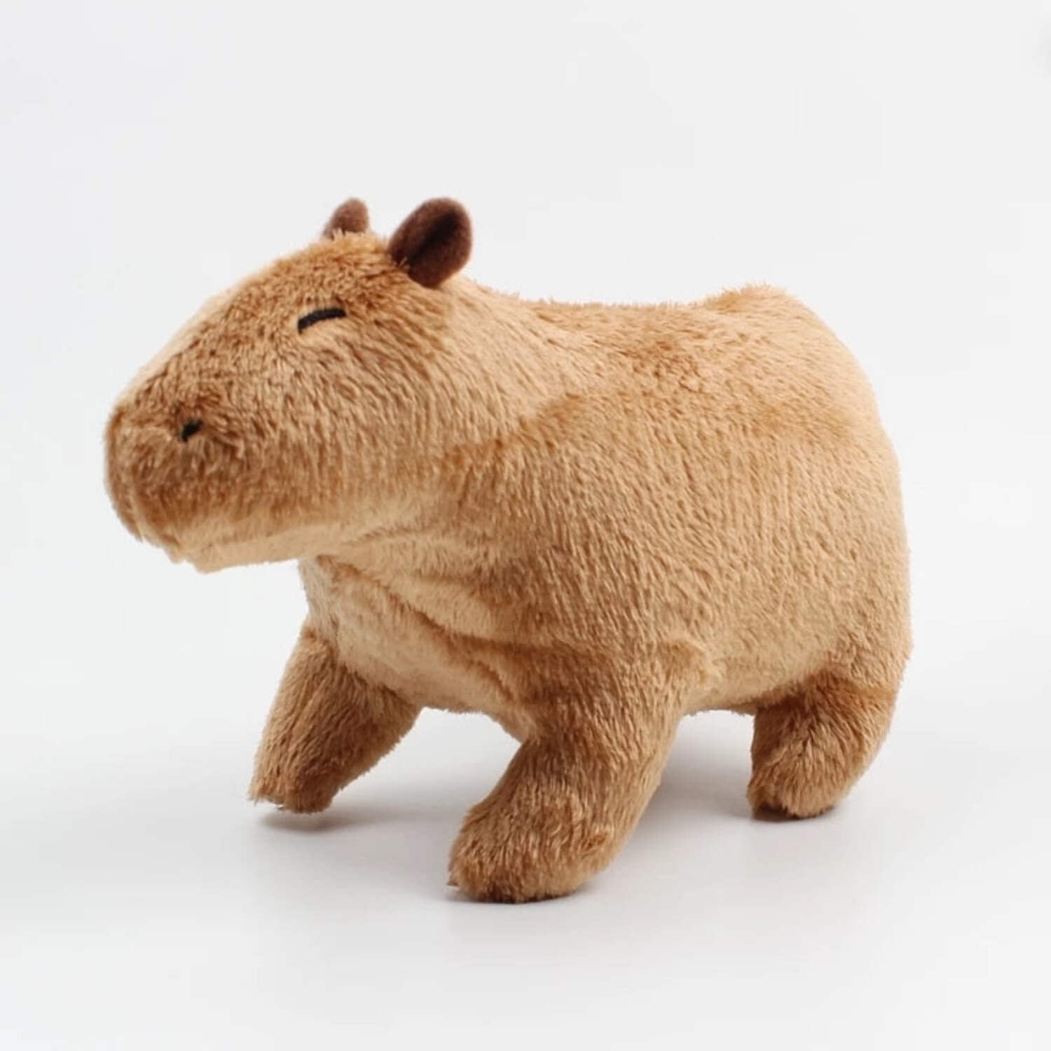 Capybara Plush Toy Fluffy Capybara Doll Soft Stuffed Animal Toy Kids ...