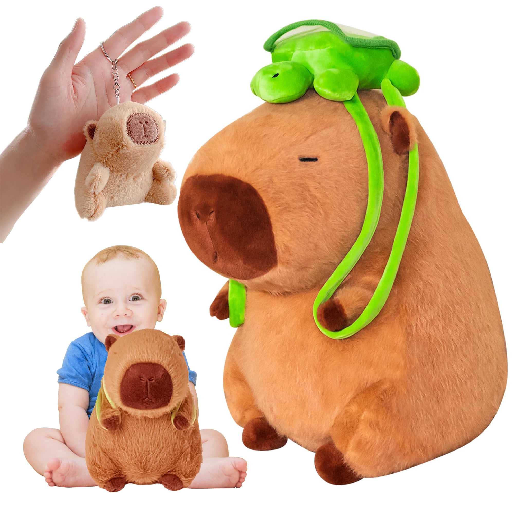 Capybara Plush Toys, Turtle Backpack Dolls, Cushions And Pillows As ...