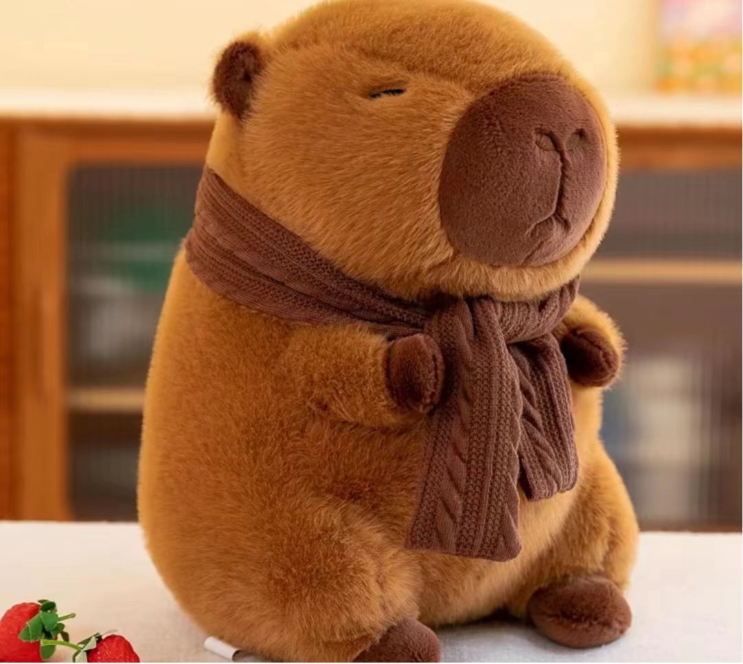 Capybara Plush Toys for Birthday Party Gifts Halloween Doll with Toast ...