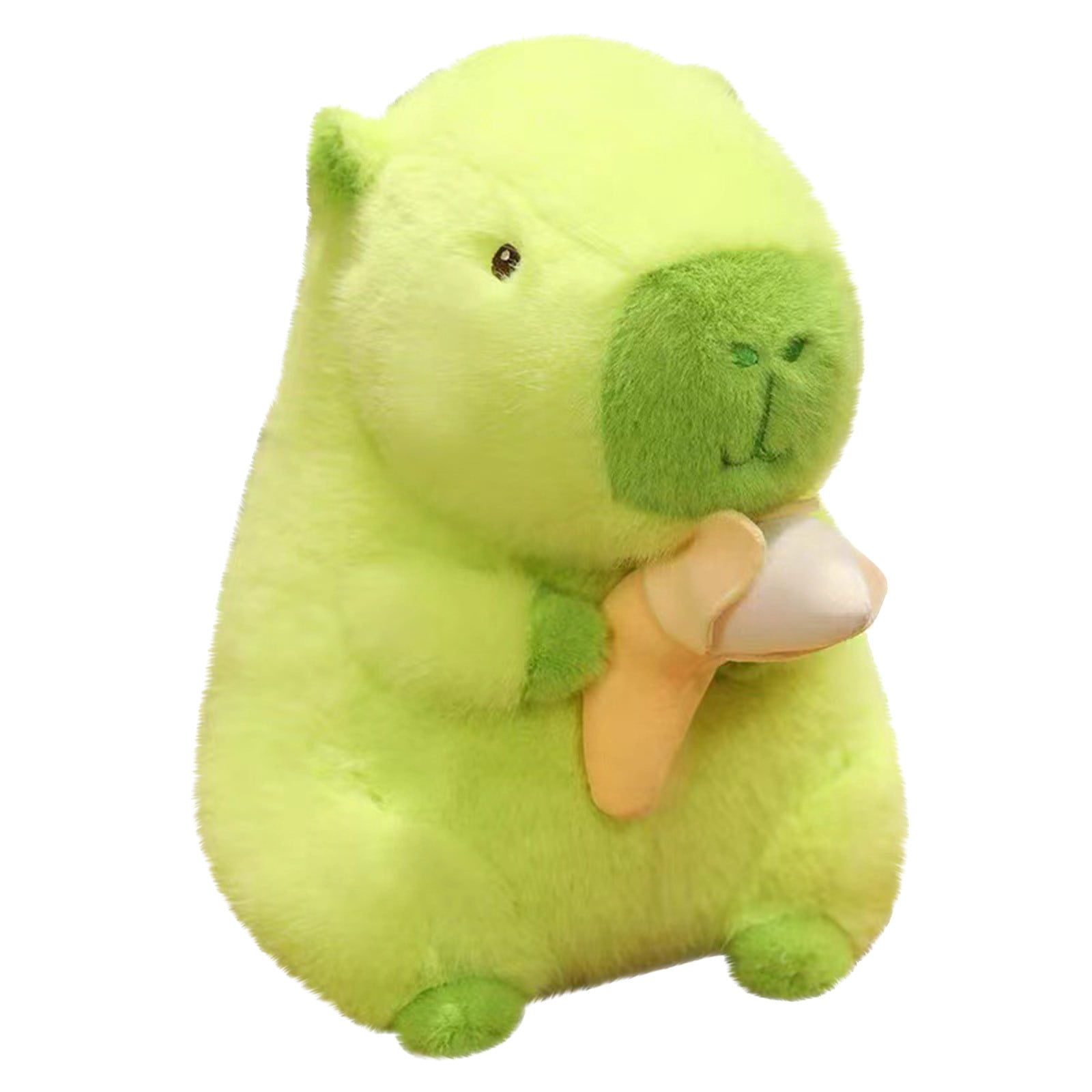 Capybara Plush Capybara Plush With Banana Green Capybara Teddy Capybara ...