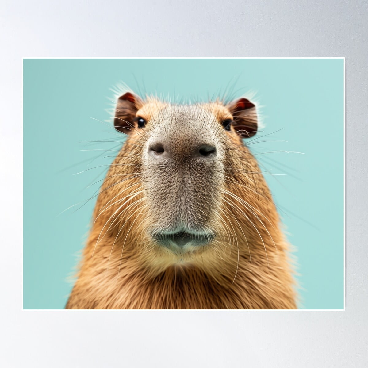 Capybara Poster Wall Art, Modern Wall Decor For Living Room Bedroom ...