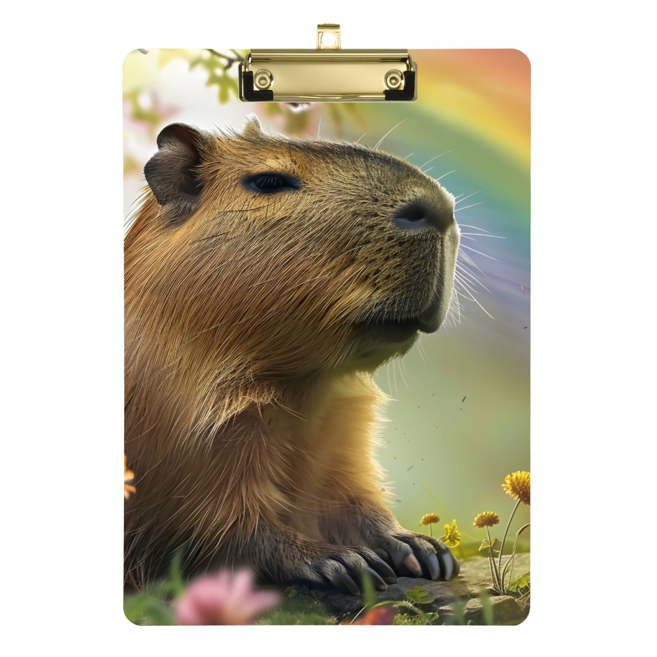 Capybara Rainbow Flowers Sun Acrylic Clipboard Drawing Board Clipboard ... Capybara Rainbow Flowers Sun Acrylic Clipboard Drawing Board Clipboard ...