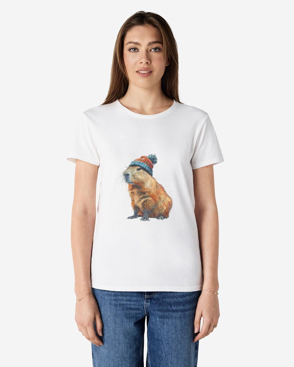 Capybara Relax T-shirt – Laid-Back Cute Style for Animal Enthusiasts ...