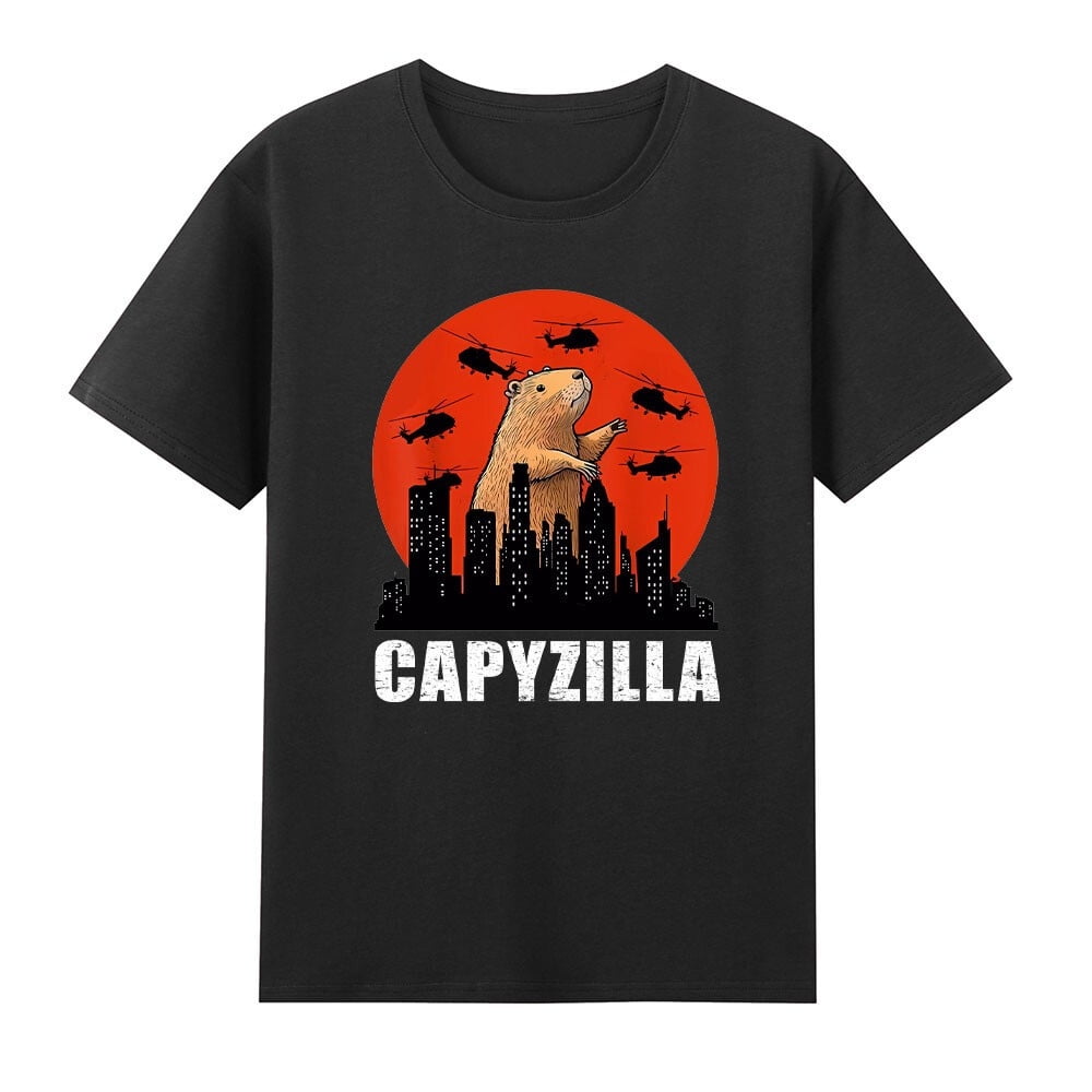Capybara Rodent Capyzilla T-Shirt - Walmart.com