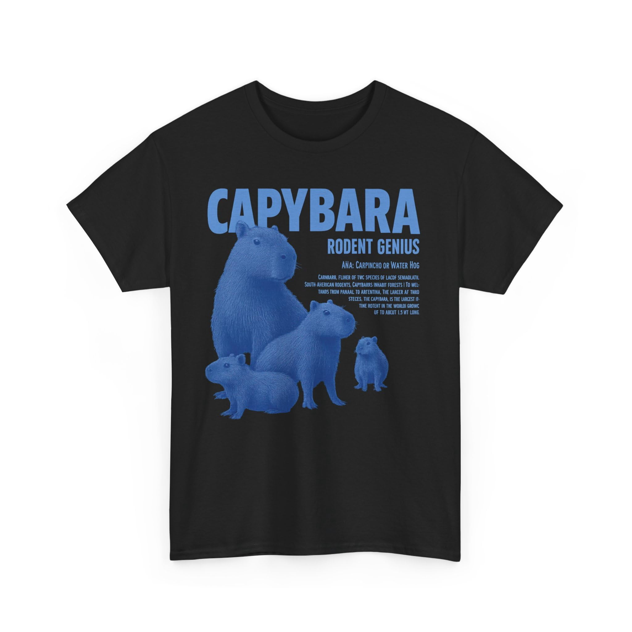 Capybara Rodent Genius Meme Shirt, Funny Animalcore T-Shirt, Wholesome ...