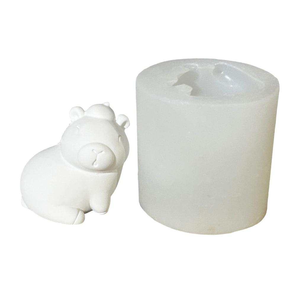 Capybara Shaped Candle Mold Reusable Silicone Mold for Home Decorations ...