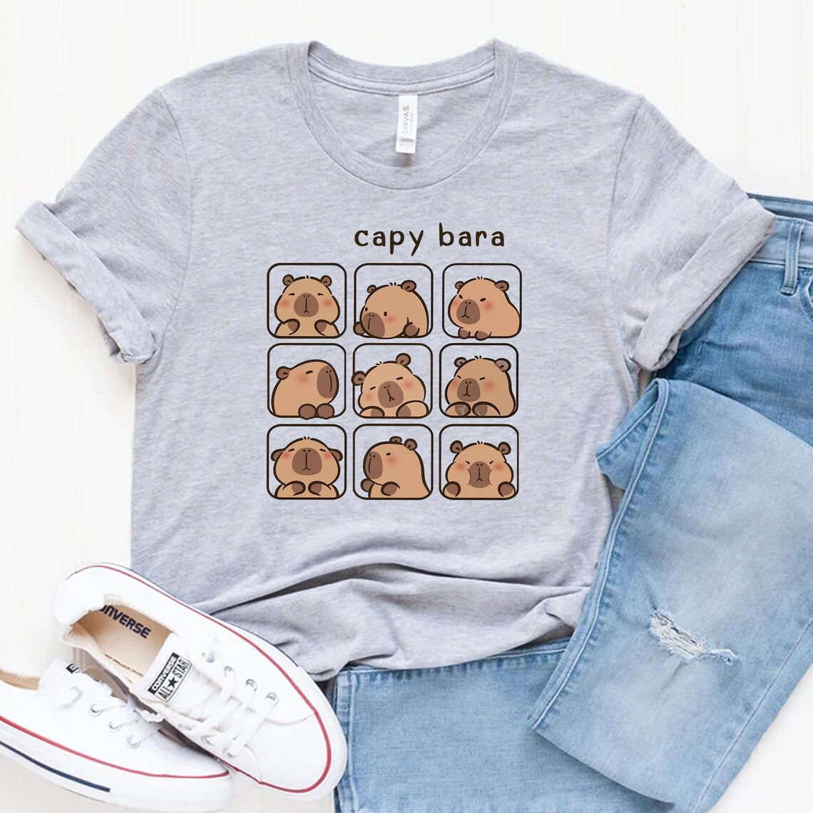 Capybara Shirt, Capybara Lover Gift, Funny Capybara Shirt, Cute Animal ...