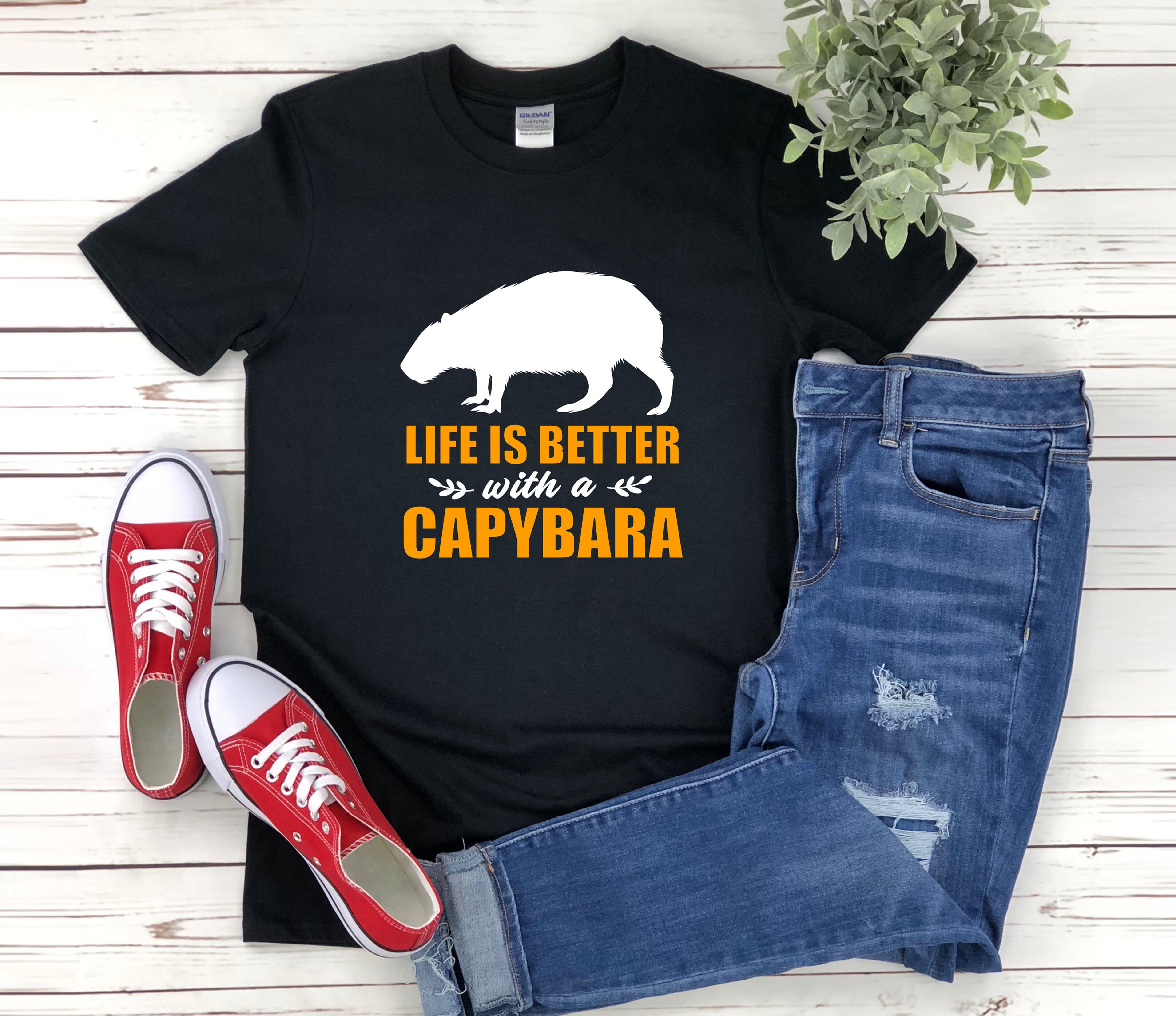 Capybara Shirt, Capybara Lover Shirt, Life Is Better With A Capybara, Capybara Gift, Capybara T ...