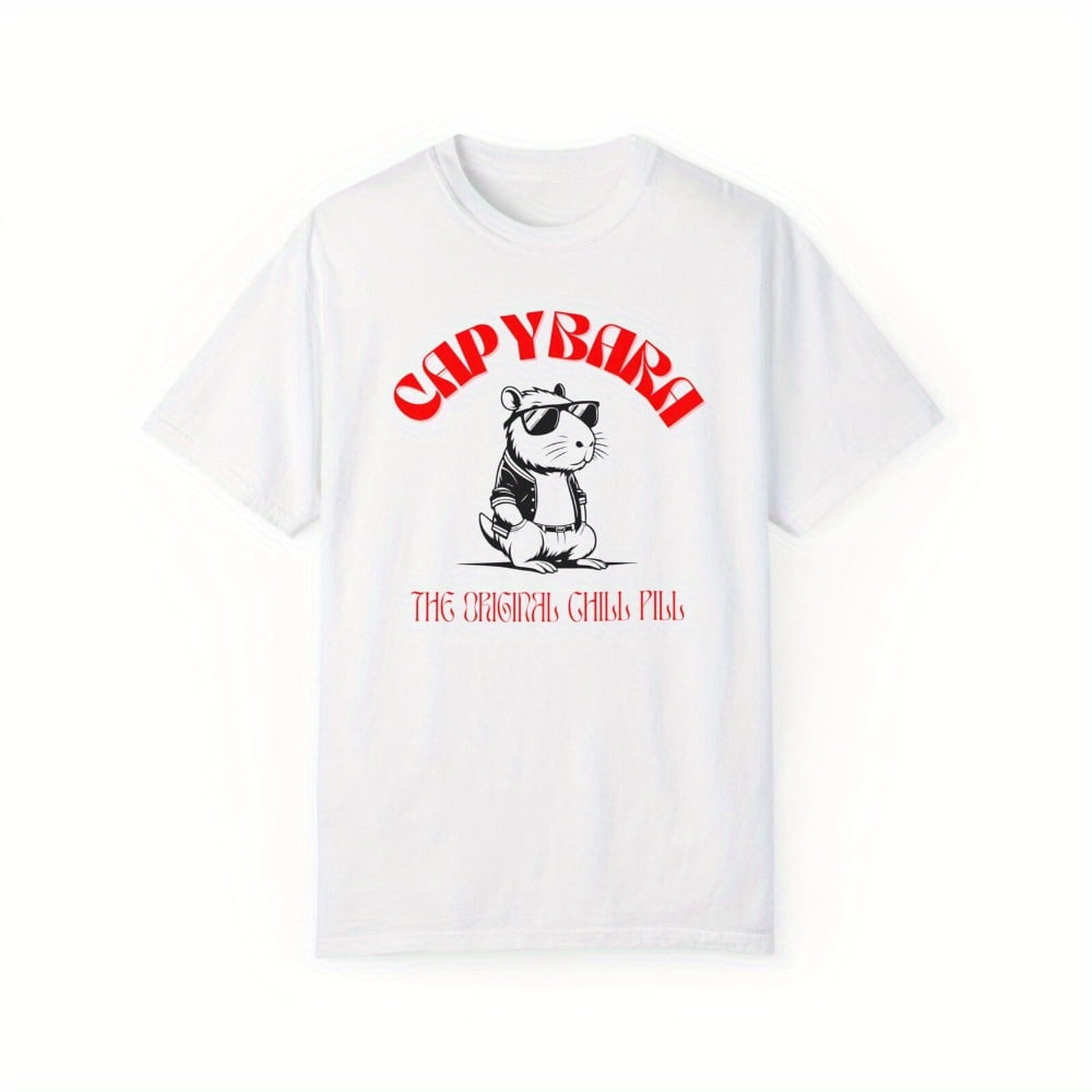 Capybara Shirt - Capybara: The Original Chill Pill - Calm Capybara Tee - Walmart.com