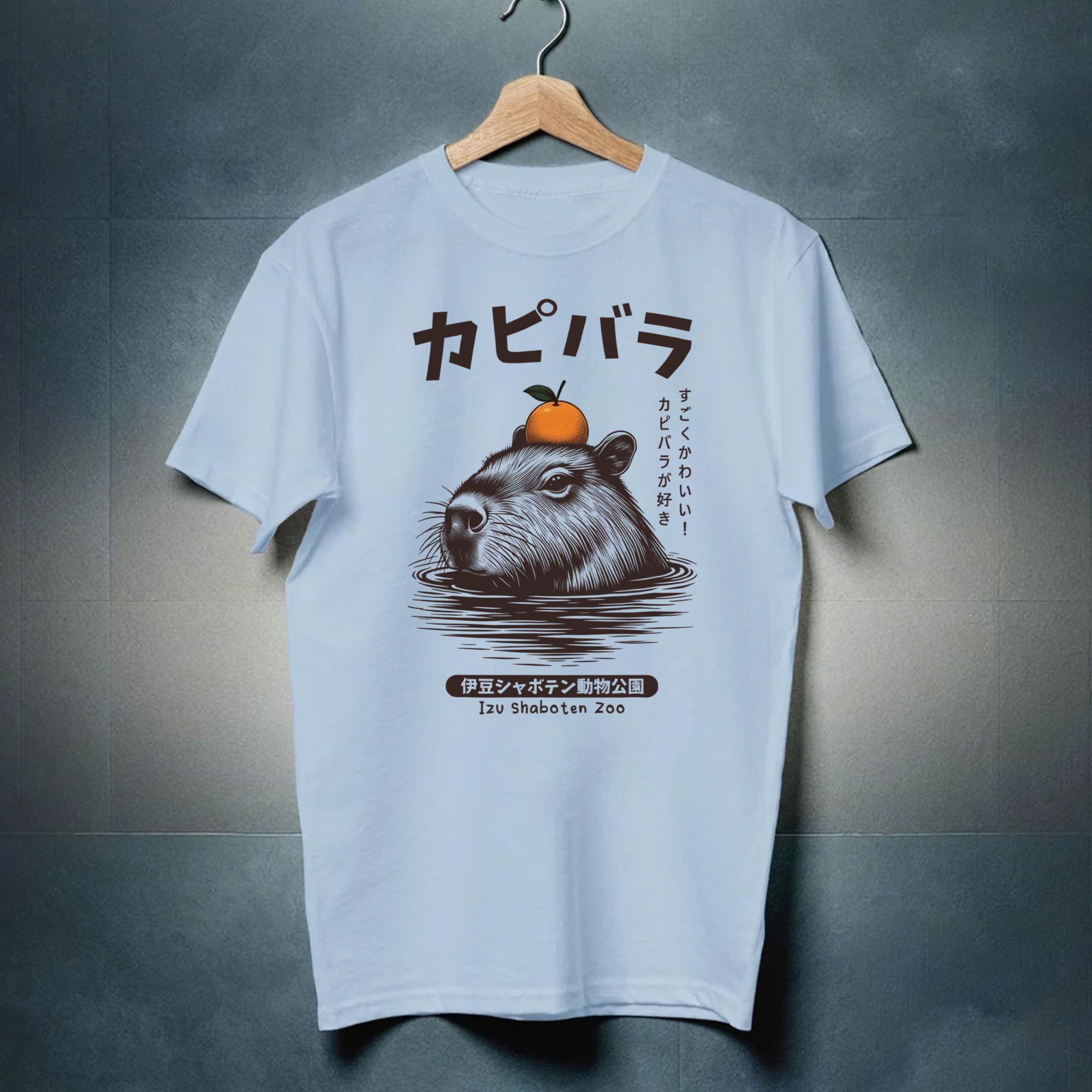 Capybara Shirt, Capybara With Orange, Capybara Hot Spring, Capybara ...