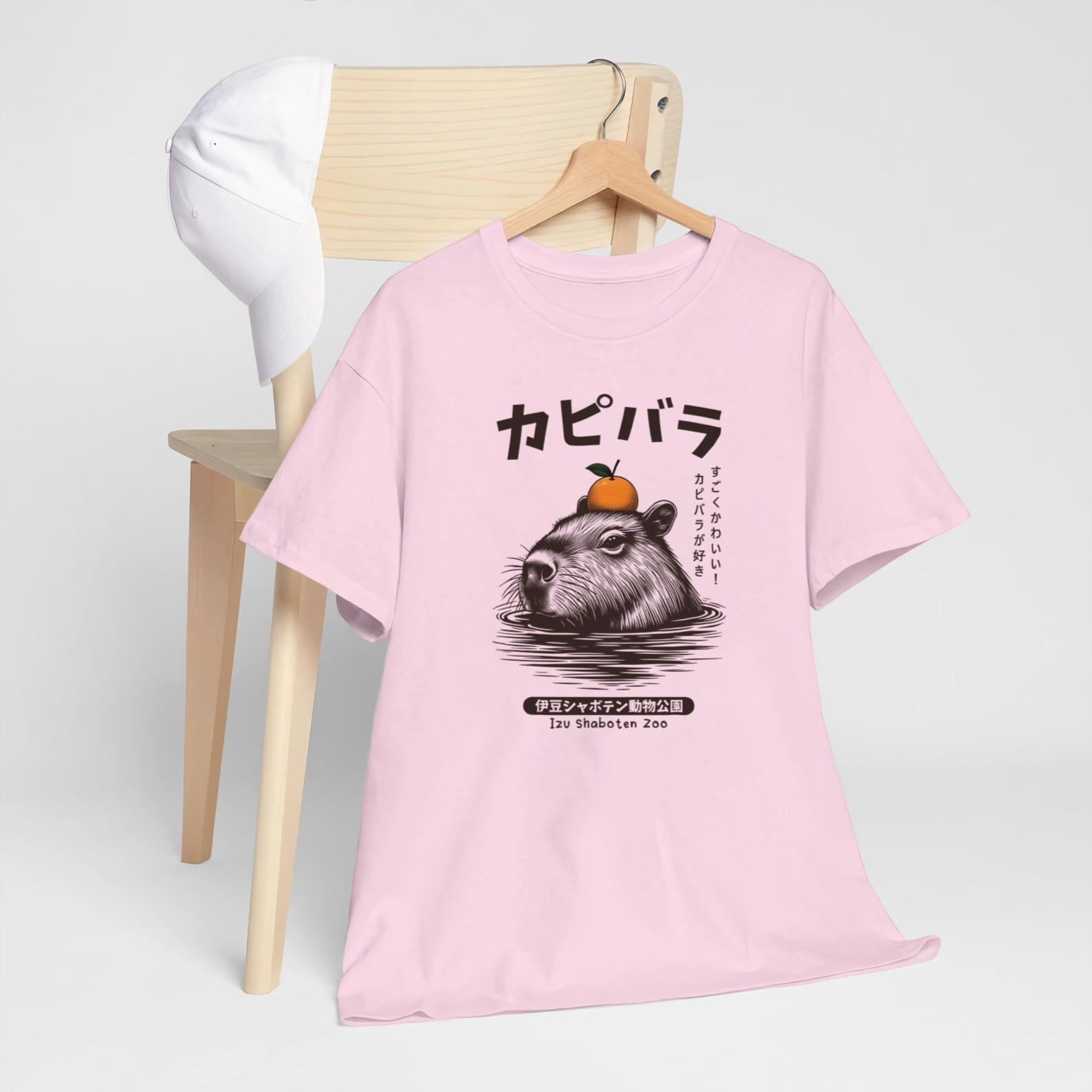 Capybara Shirt, Capybara With Orange, Capybara Hot Spring, Capybara ...