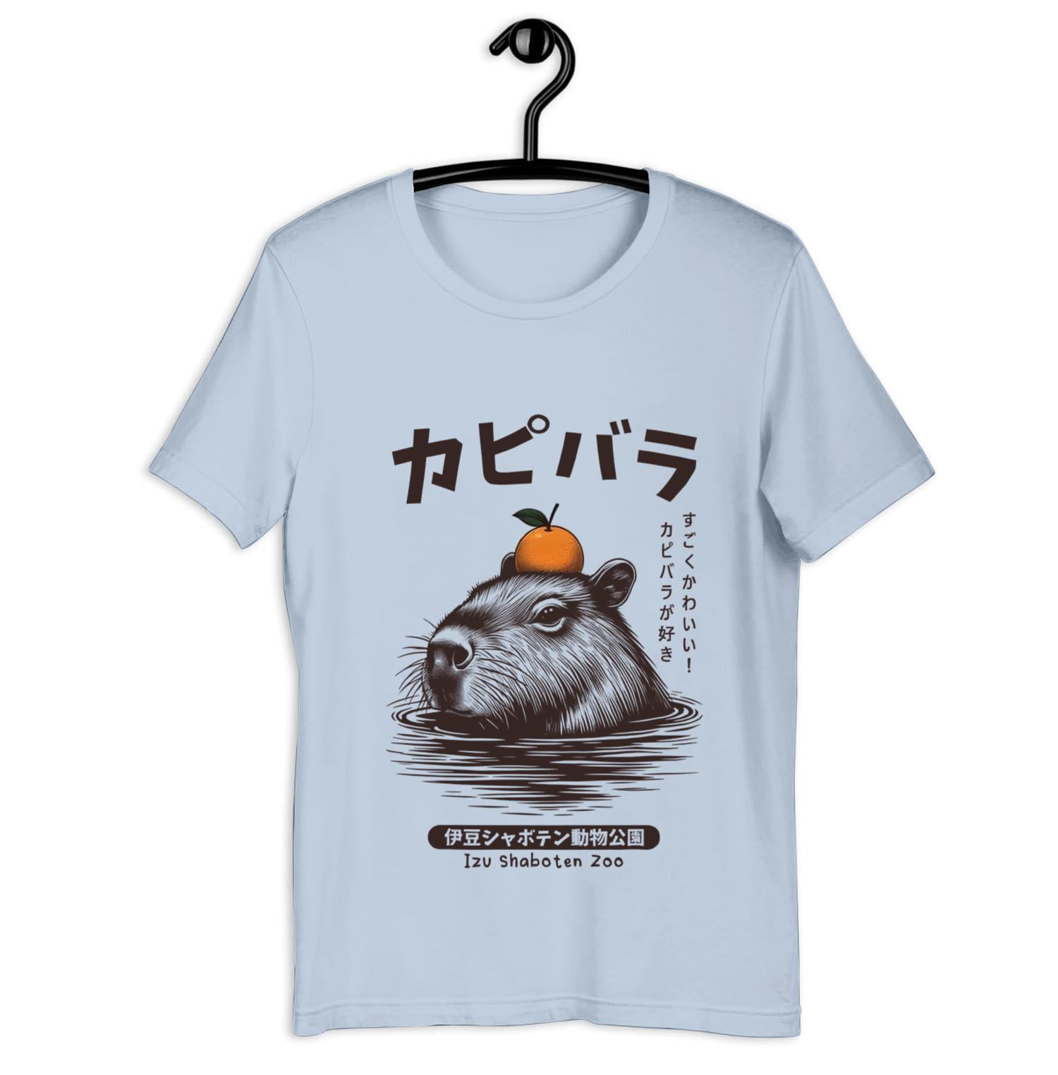 Capybara Shirt, Capybara With Orange, Capybara Hot Spring, Capybara ...