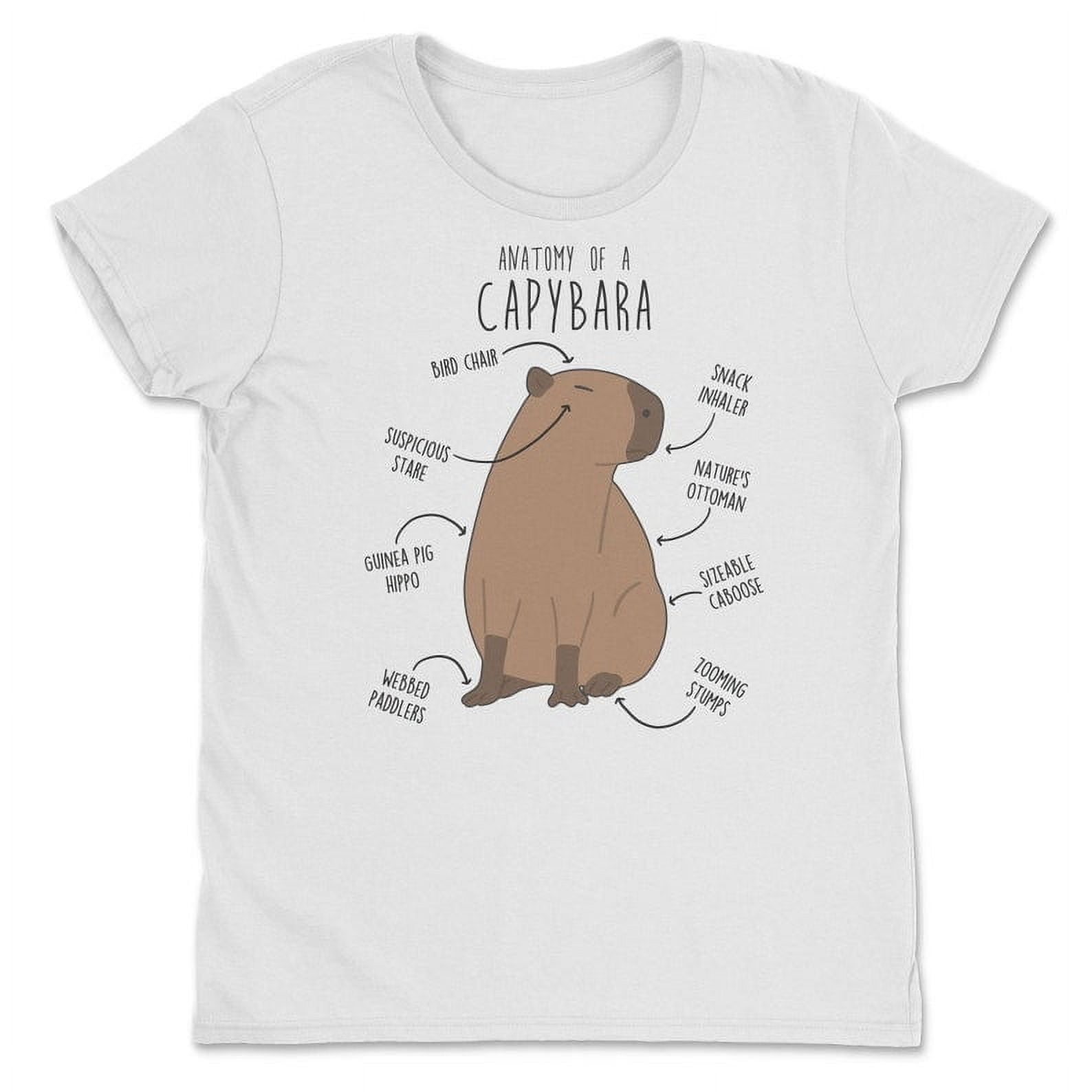 Capybara Shirt, Funny Animal Lover Gift, Cute Hup Meme T-shirt, Nature ...