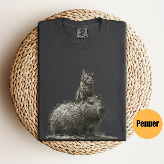 Capybara Shirt Rodent Shirt Funny Animal Lover T-Shirt Capybara T-Shirt ...