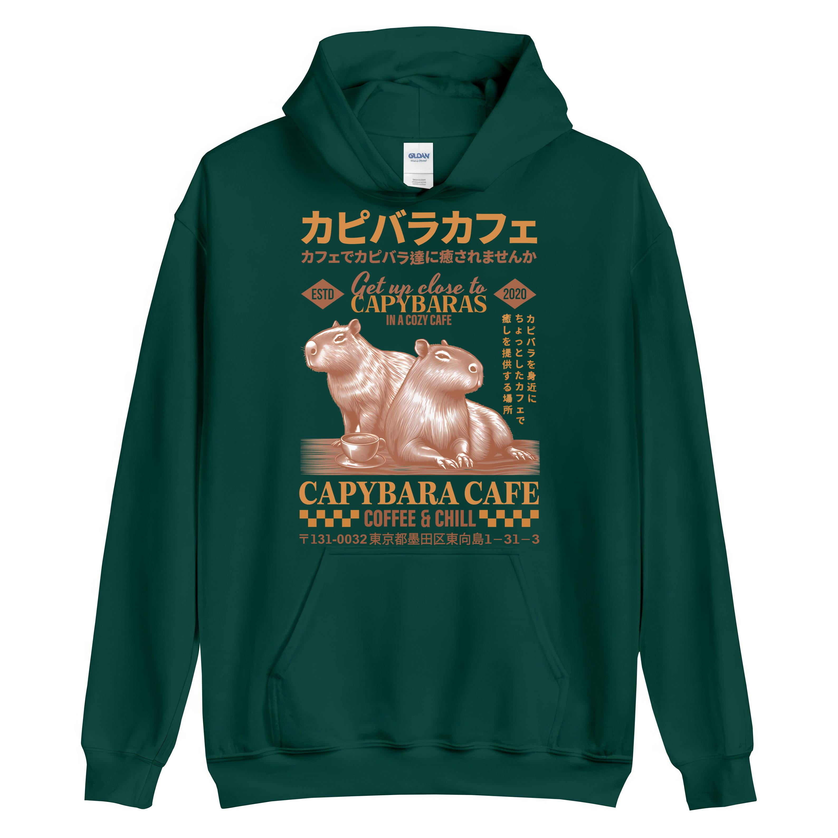 Capybara Shirt, Tokyo Japan Shirt, Capybara Cafe Shirt, Japanese Shirt ...