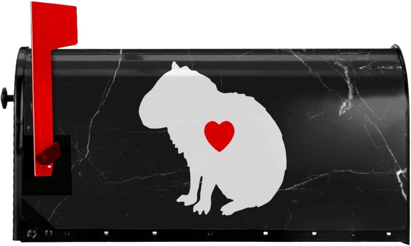 Capybara Silhouette Mailbox Cover Magnetic Outdoor Decorative Mailbox ...
