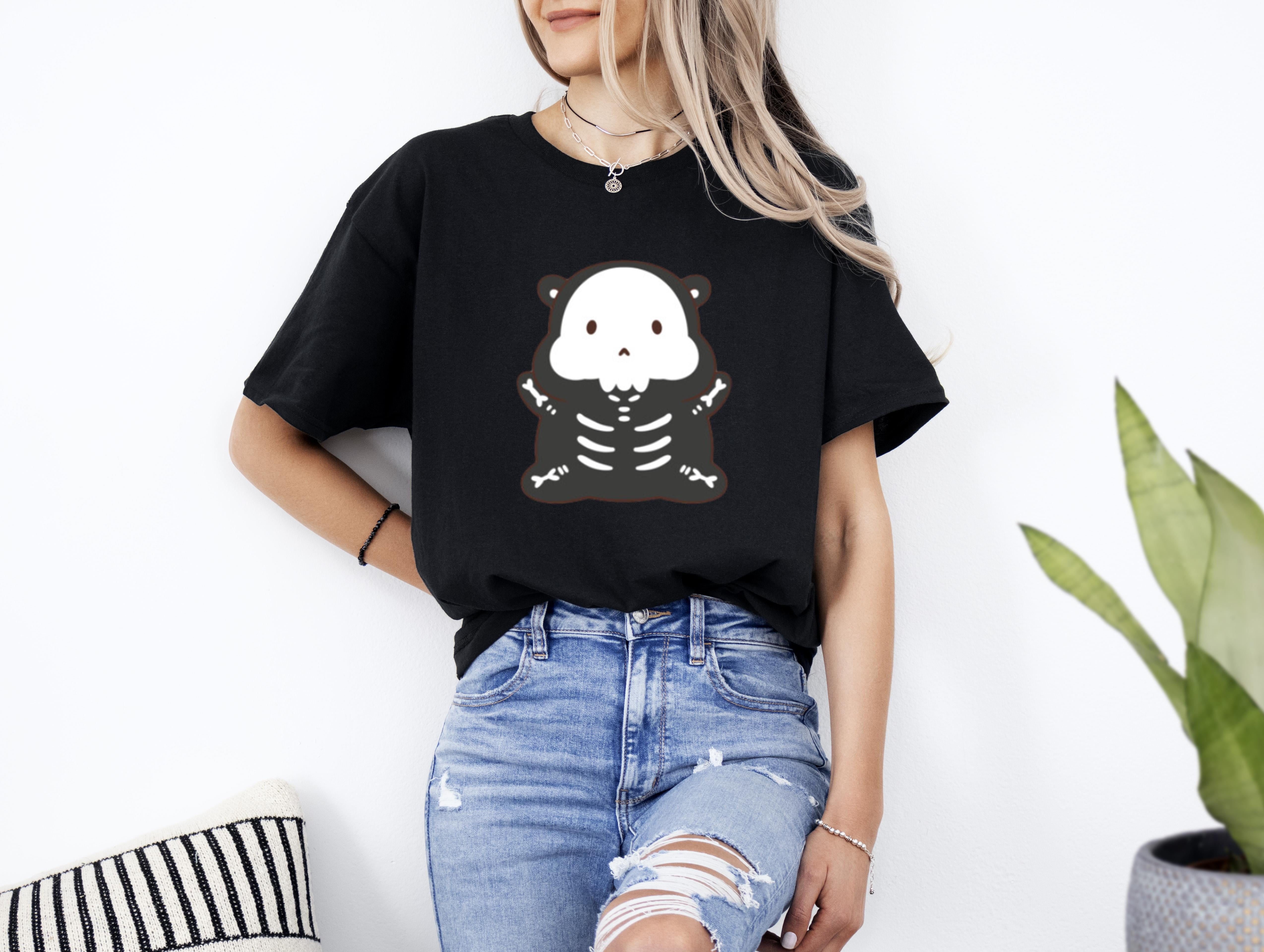 Capybara Skeleton Halloween Spooky Costume Unisex T-Shirt, up to size ...