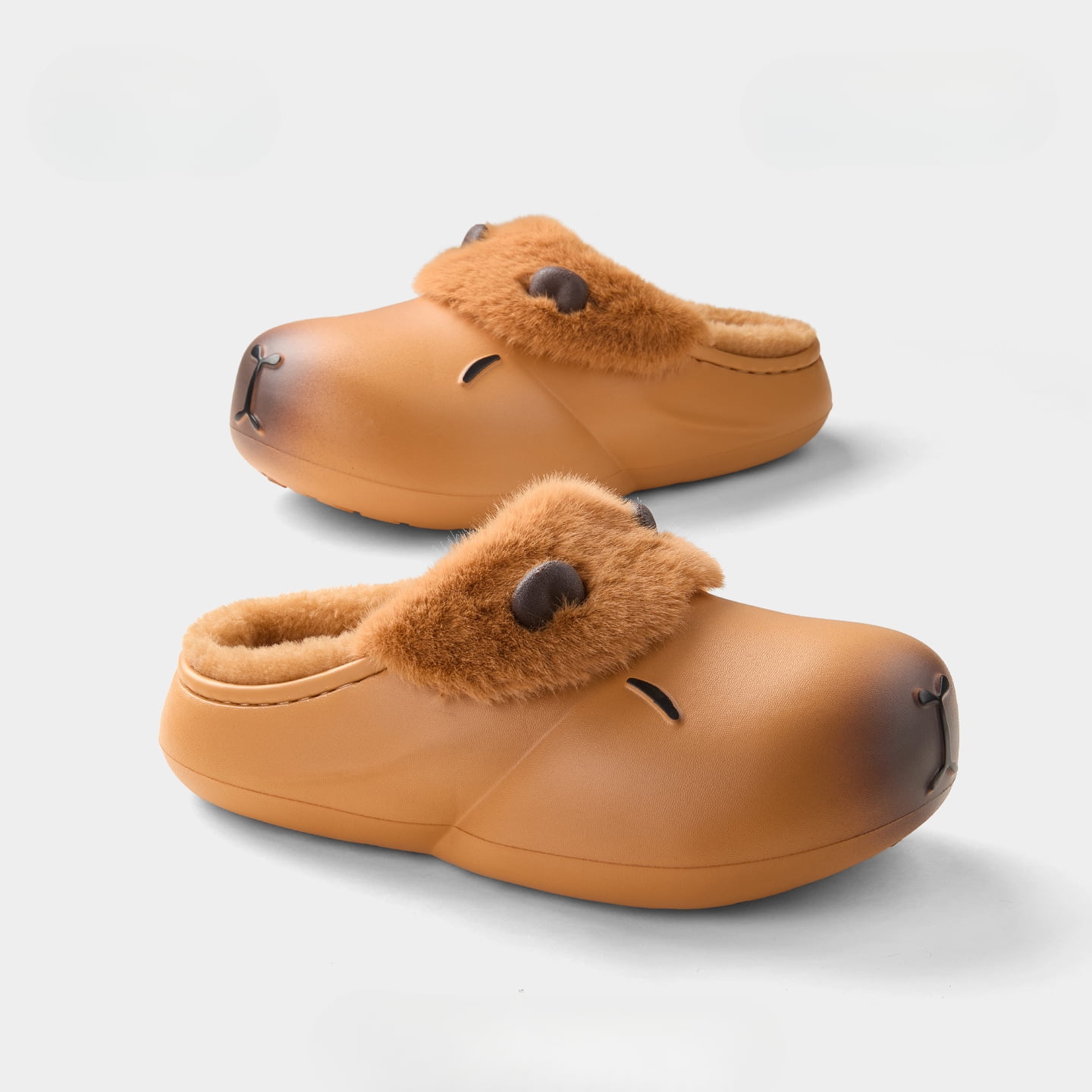 Capybara Slippers, Capybara Plush Bedroom Slipper, Warm Waterproof ...