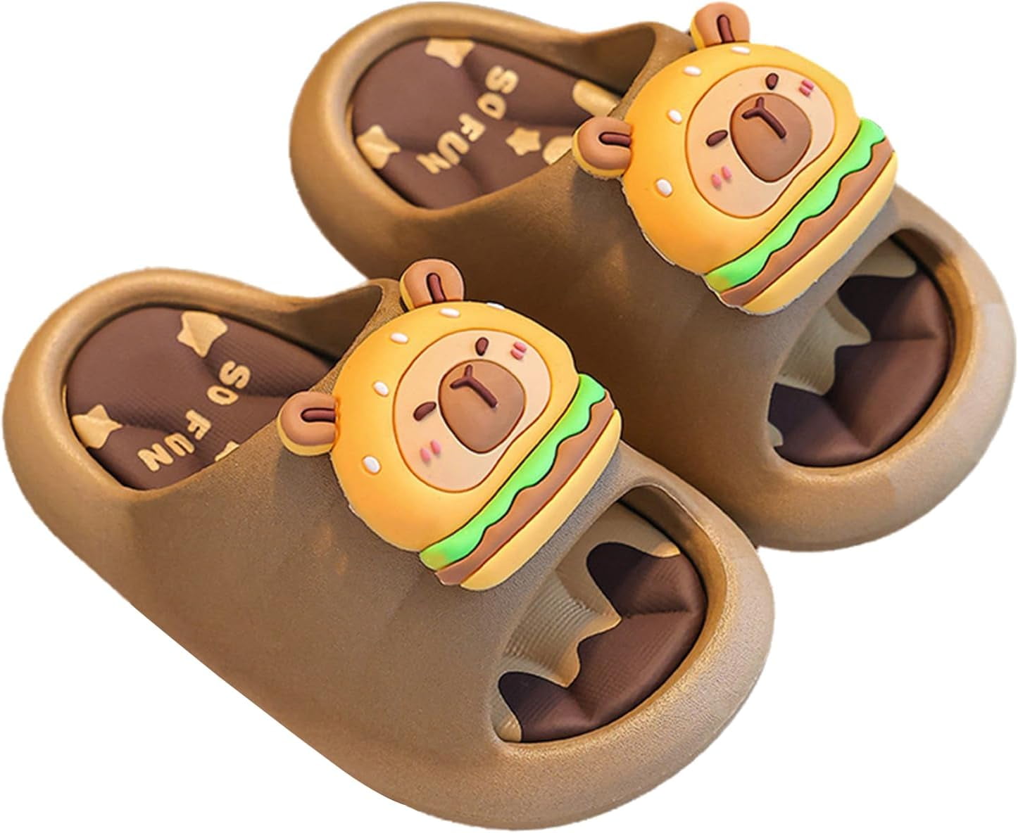 Capybara Slippers for Kids, Cute Animal Slippers, Comfort Non-Slip Soft ...