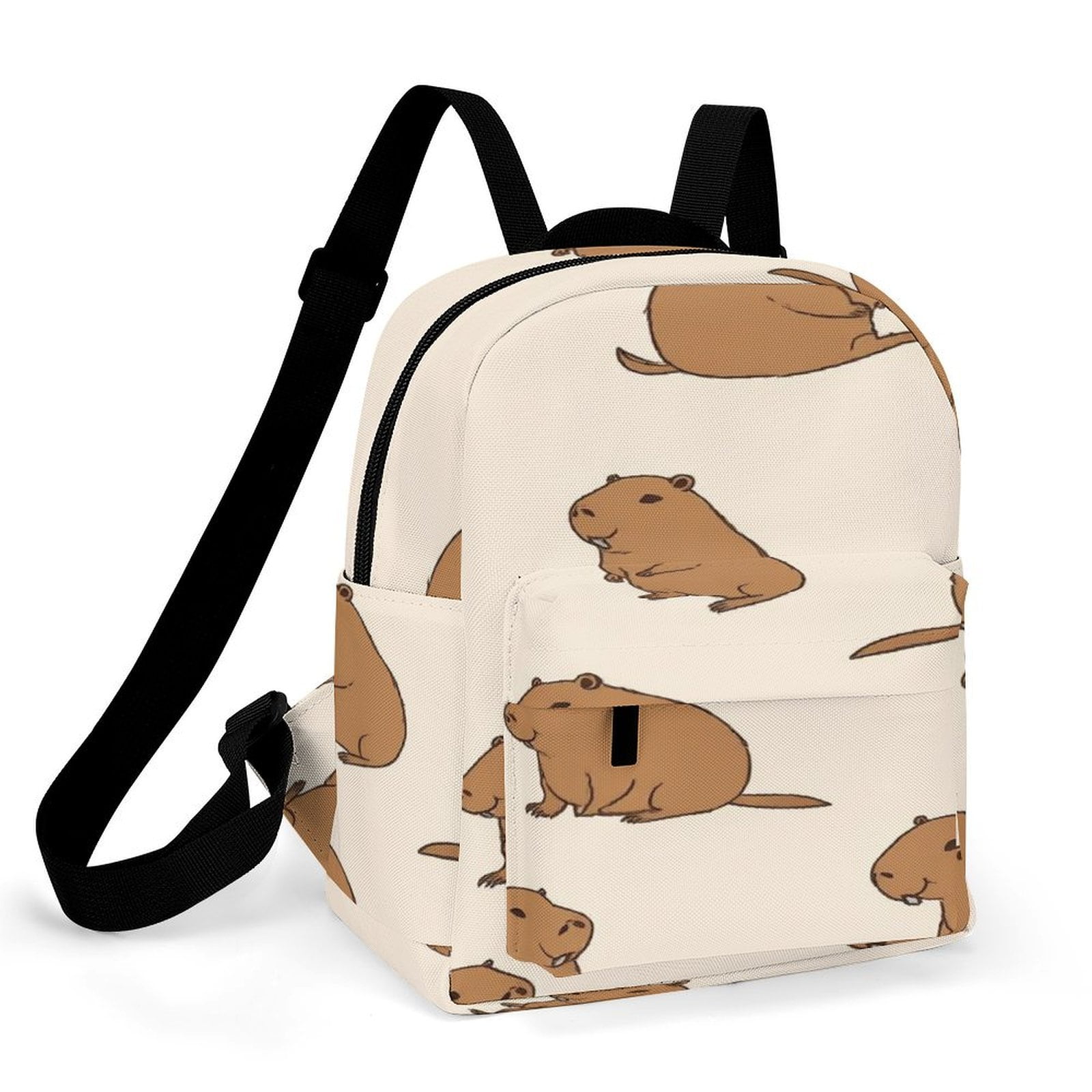Capybara Small Backpack Cute Mini Backpacks For Woman Lightweight ...
