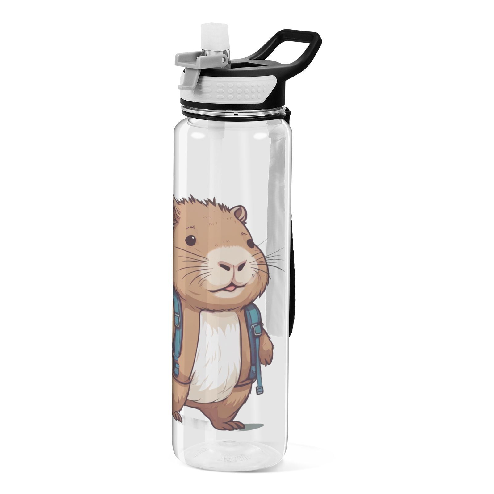 Capybara Sport Bottle With Straw 1L/1000ml - Walmart.com