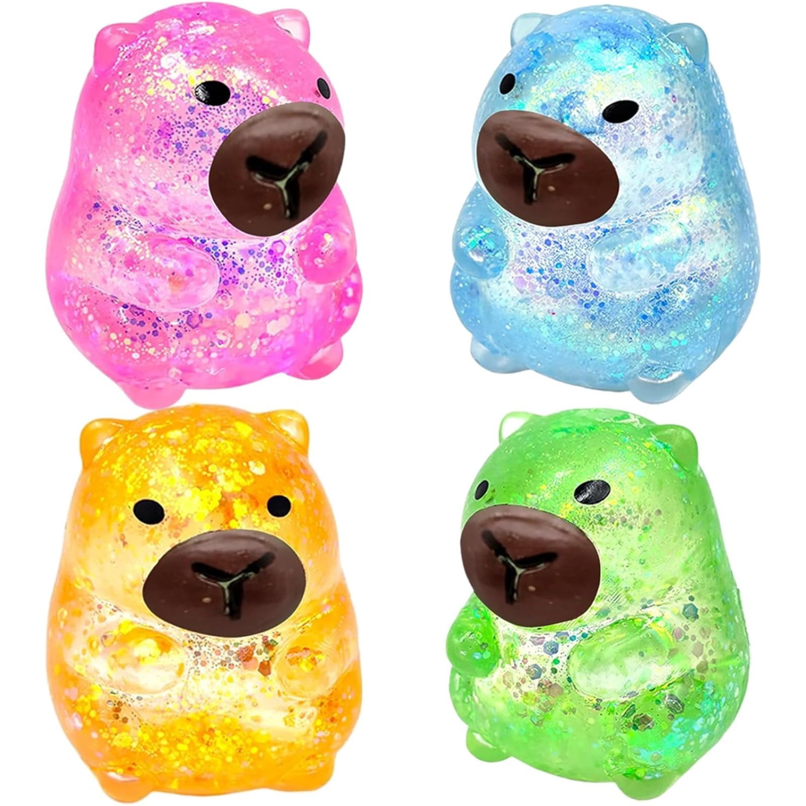 Capybara Squishy Glitter, Sparkly Capybara Squishy for Adults - Walmart.com