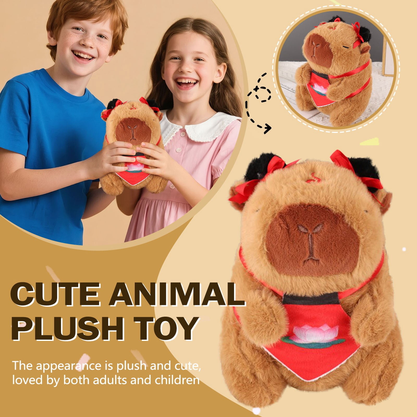 Capybara Stuff Capybara Plush Cute And Quirky Raccoon Plush Toy ...