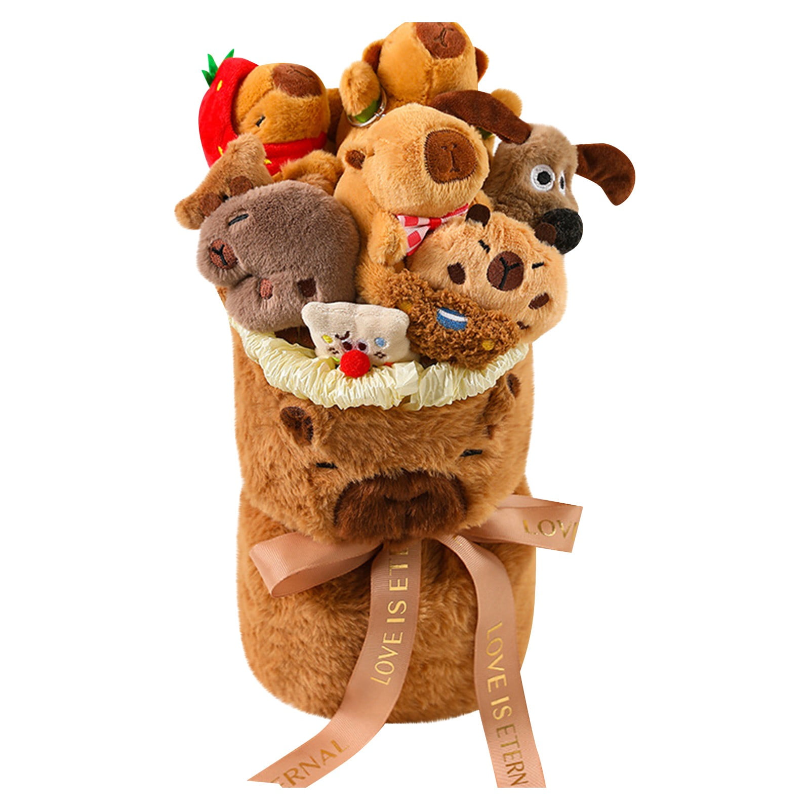 Capybara Stuffed Animal Bouquet Graduation Flower Bouquet Graduation ...