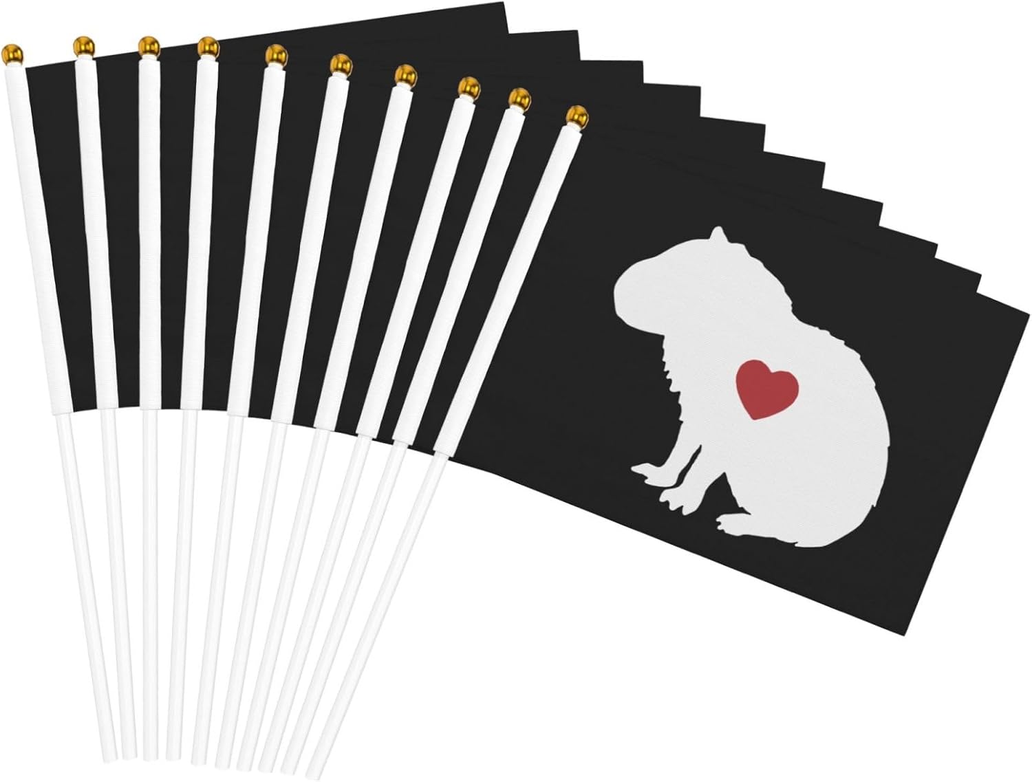 Capybara Symbol Flag Small Mini Hand Held Flags 5.5x8.2 Inch - Walmart.com