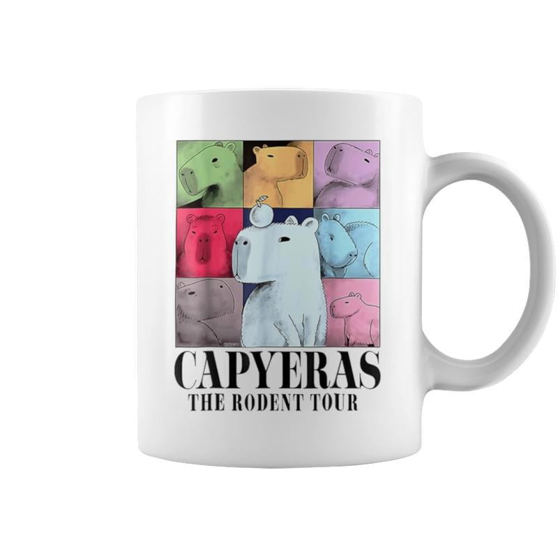 Capybara The Rodents Capy Tour Meme Graphic Summer Coffee Mugs ...