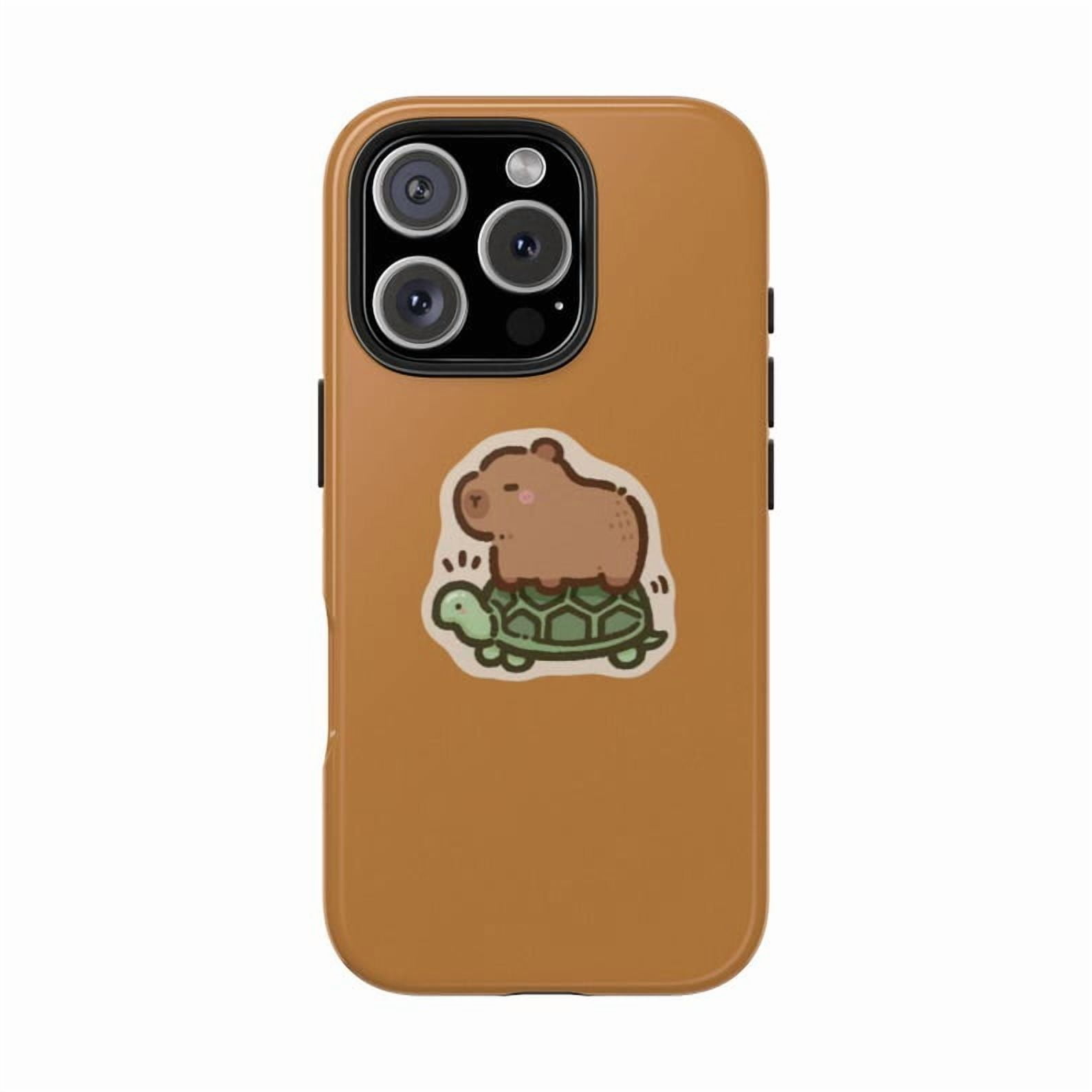 Capybara Turtle Cute Tough iPhone Case for 11 to 16 Pro Max - Walmart.com