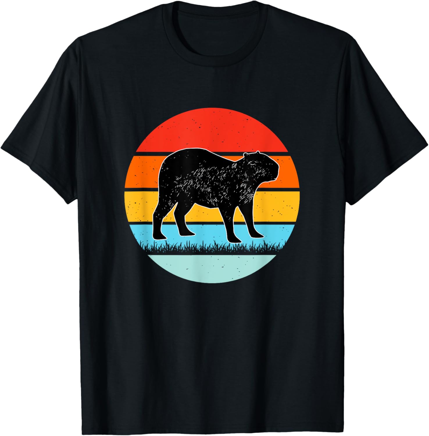 Capybara Vintage Rodent Funny Retro Capybara T-Shirt - Walmart.com