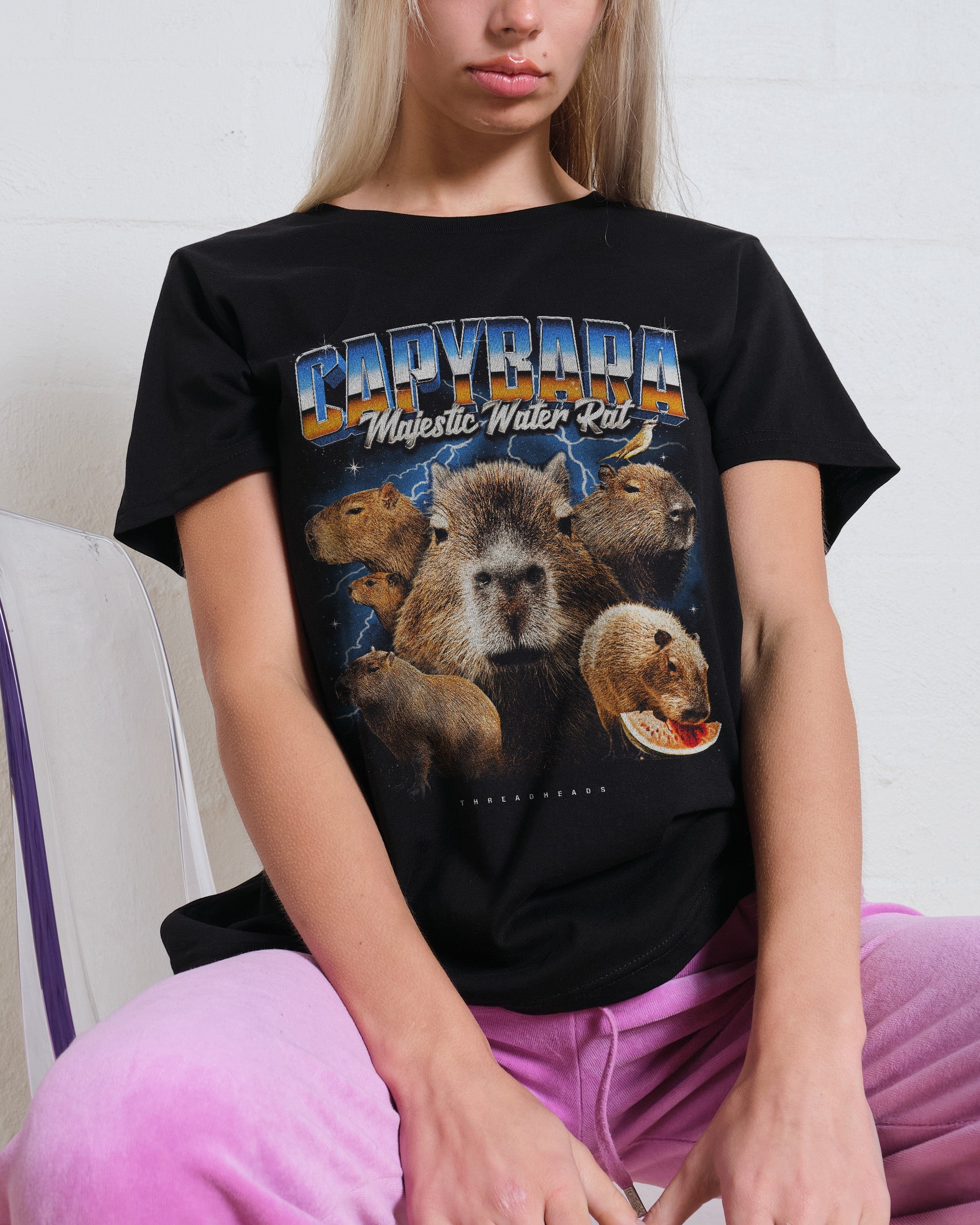 Capybara Water Rat T-Shirt gender_mens - Walmart.com