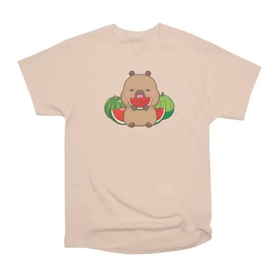 Capybara Watermelon 2 TShirt Tee Gift For Him Merch For Her Apparel For ...