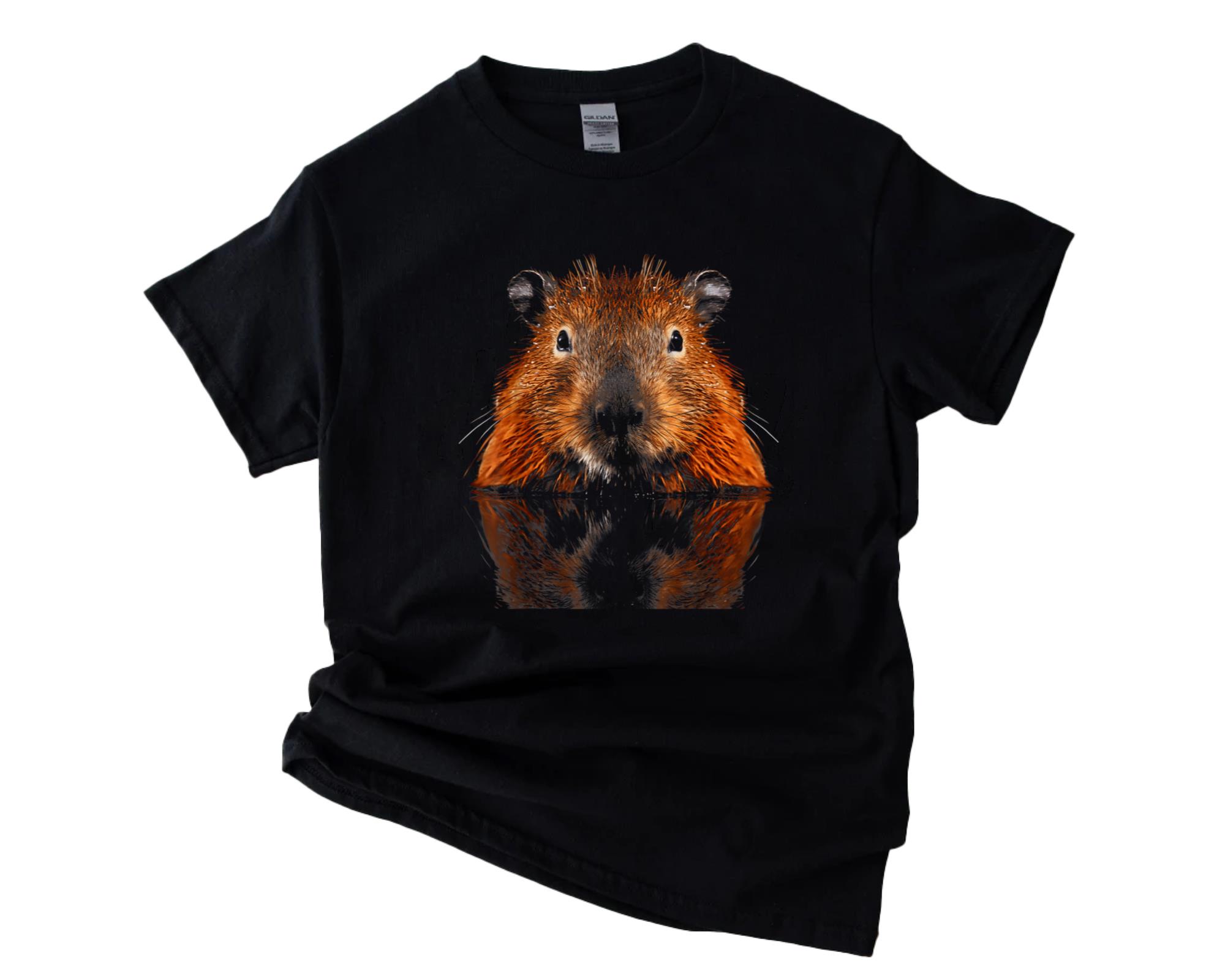 Capybara Wildlife Graphic Funny Animal Lover Rodent Meme Gift Unisex T ...