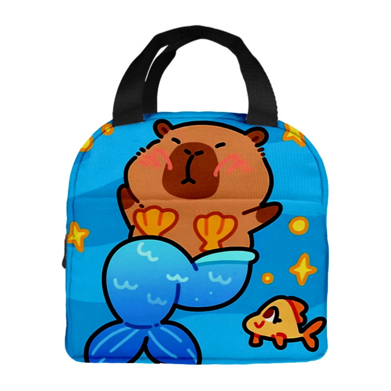 Capybara aluminum foil thermal insulation lunch box bag large capacity ...