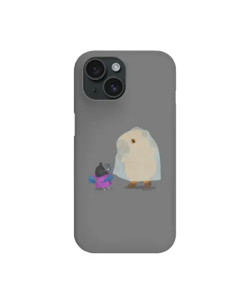 Capybara and Bird Halloween Costumes Phone Case for iPhone 16 15 14 13 ...
