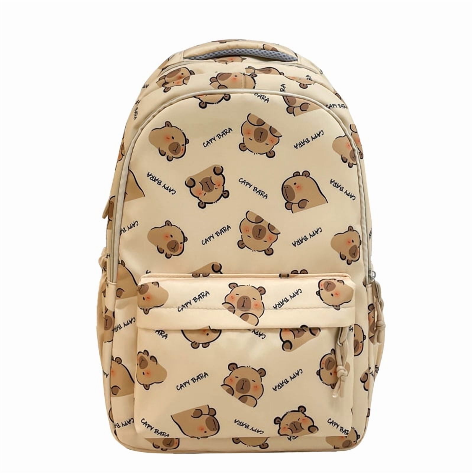 Capybara bag, Capybara large capacity backpack, fun backpack, suitable ...