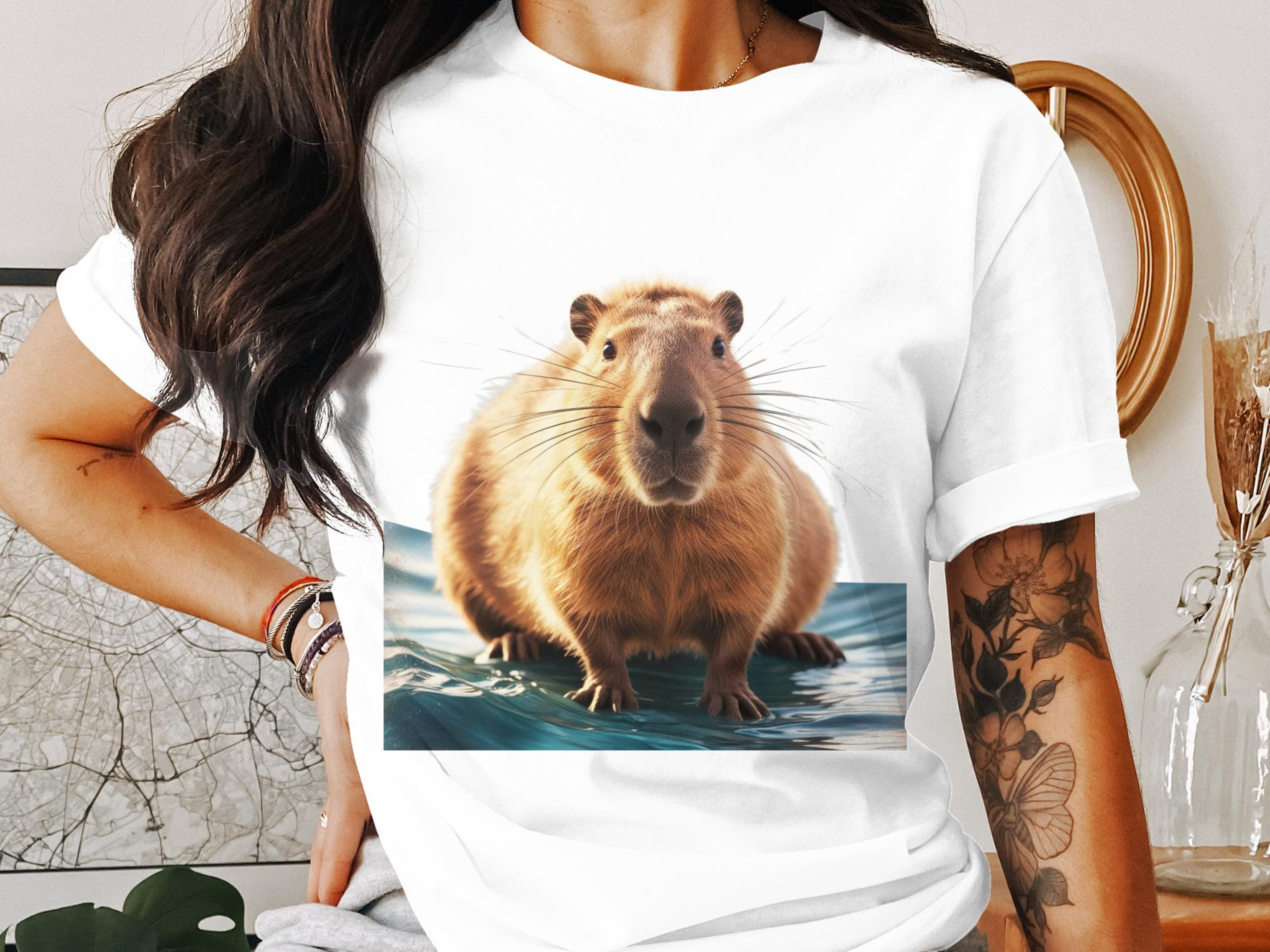 Capybara is adorable, T-Shirt is cute, Hoodie is charming, Sweater is ...
