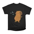 Capybara running away from mosquitoes T-Shirt Tee Gift For Him Merch ...