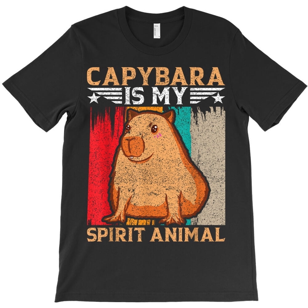 Capybara with an Umbrella in the Rain Funny Weather and Animal Themed ...