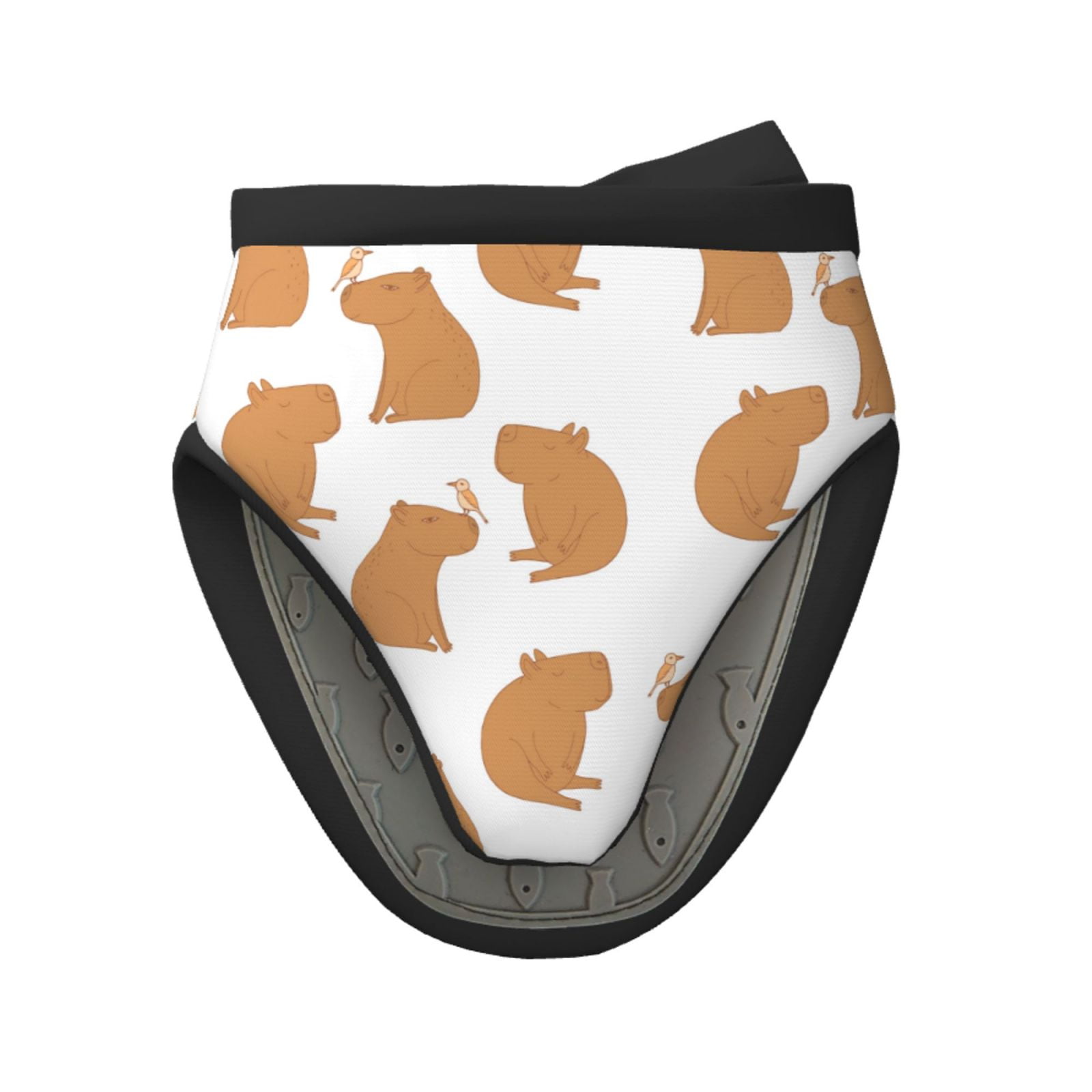 Capybaras Birds Oven Mitts Heat Resistant with Hanging Loop, Soft ...