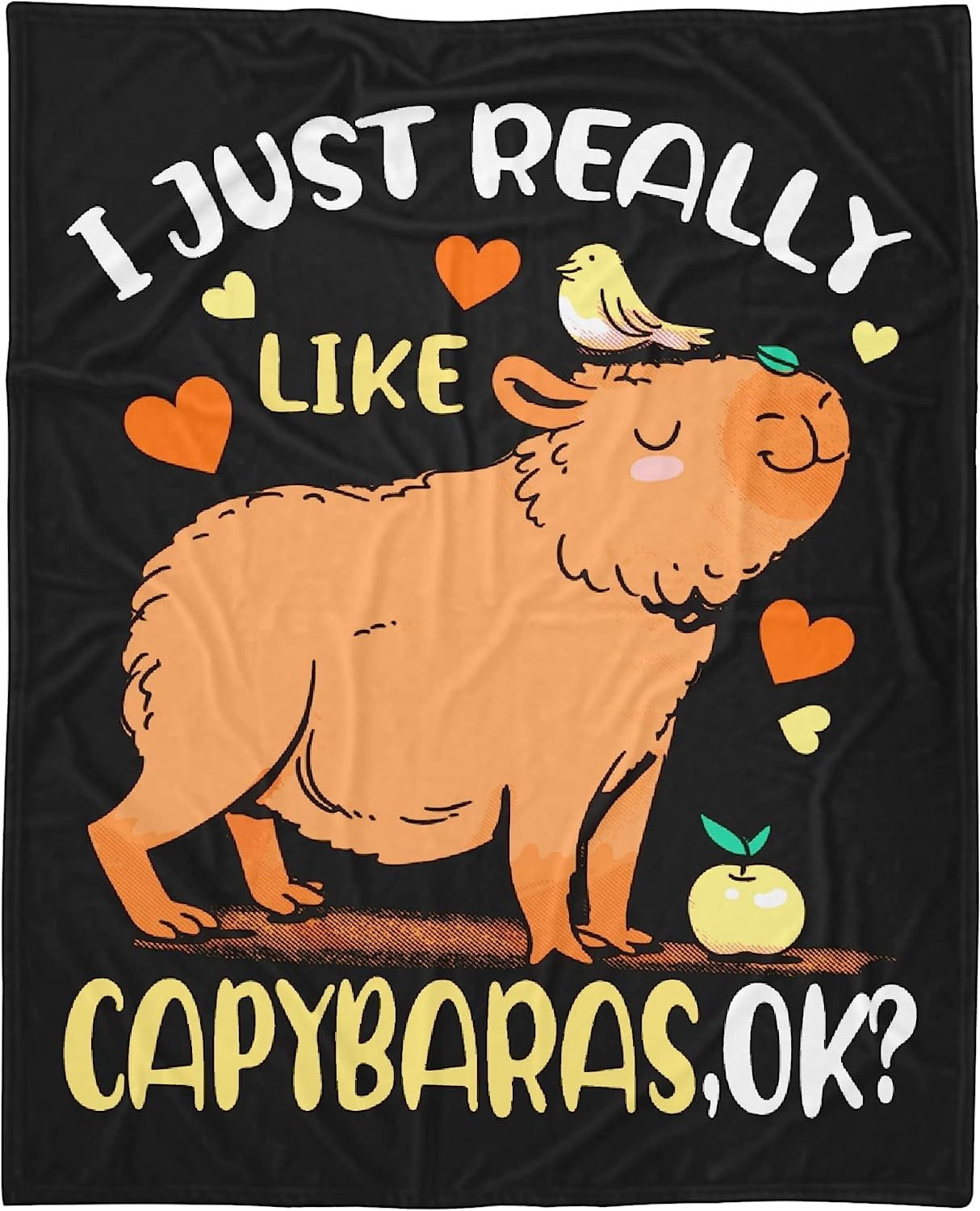 Capybaras Blanket Gift for Girls Boys Kids Animals Lovers-40x50 Inches ...