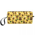 Capybaras Pattern Cosmetic Bag Women Cute Large Capacity Makeup Case ...