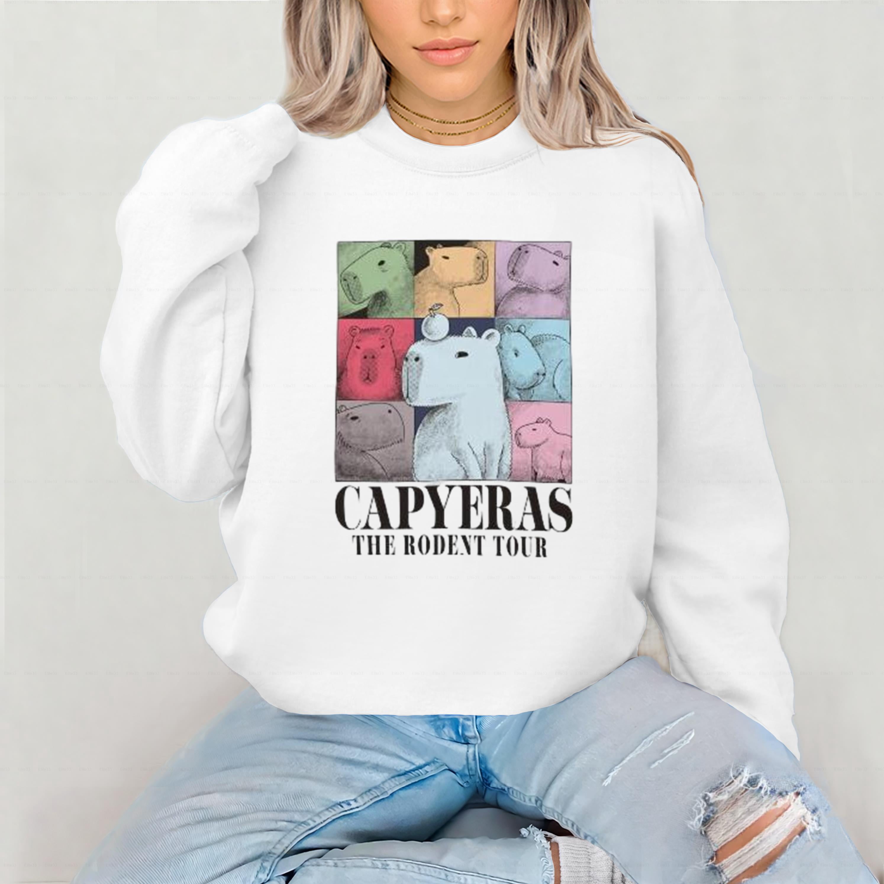 Capyeras T-Shirt with Unique and Playful Capybara Art, for men & women ...