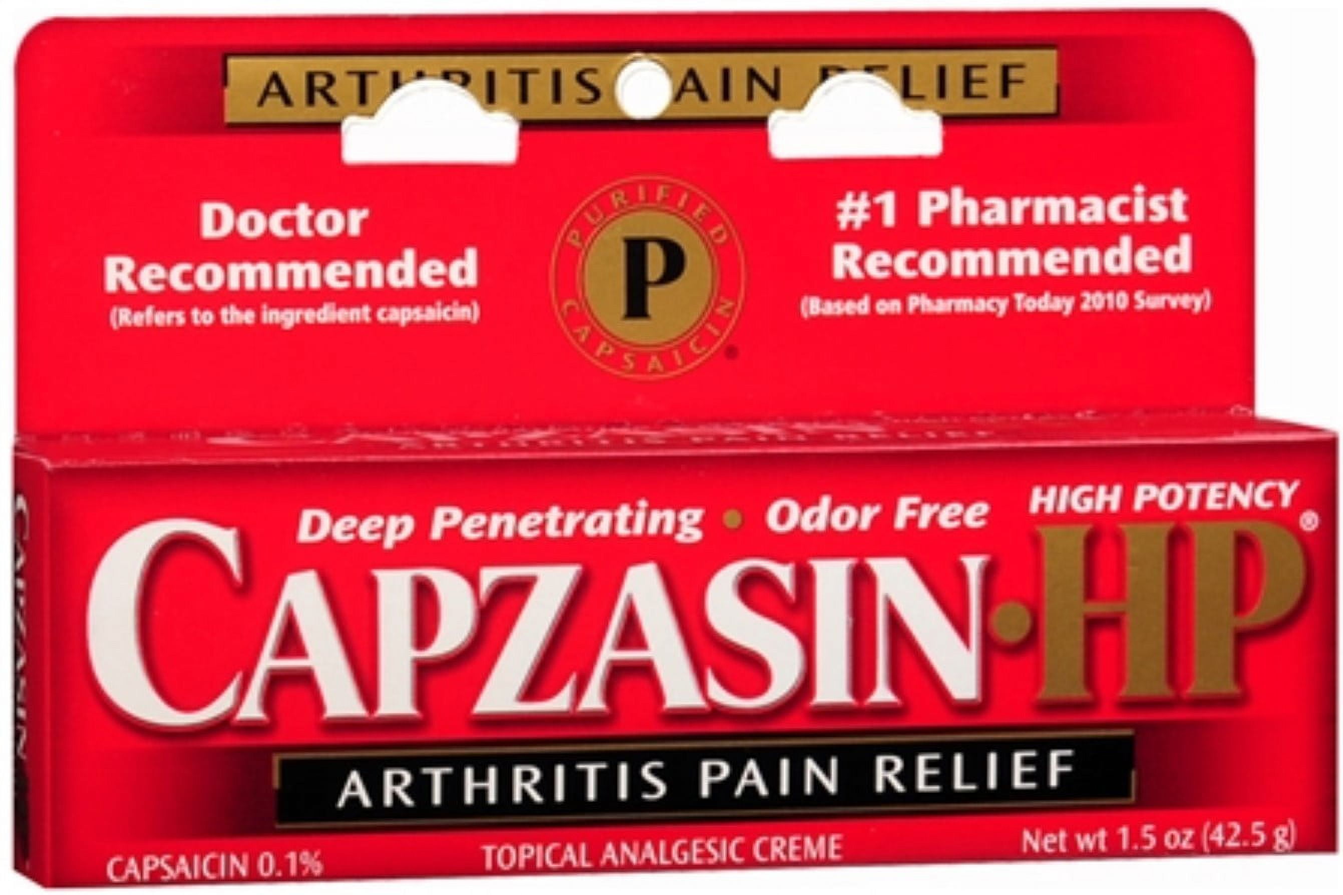 Capzasin HP Creme 1.50 oz (Pack of 3) - Walmart.com