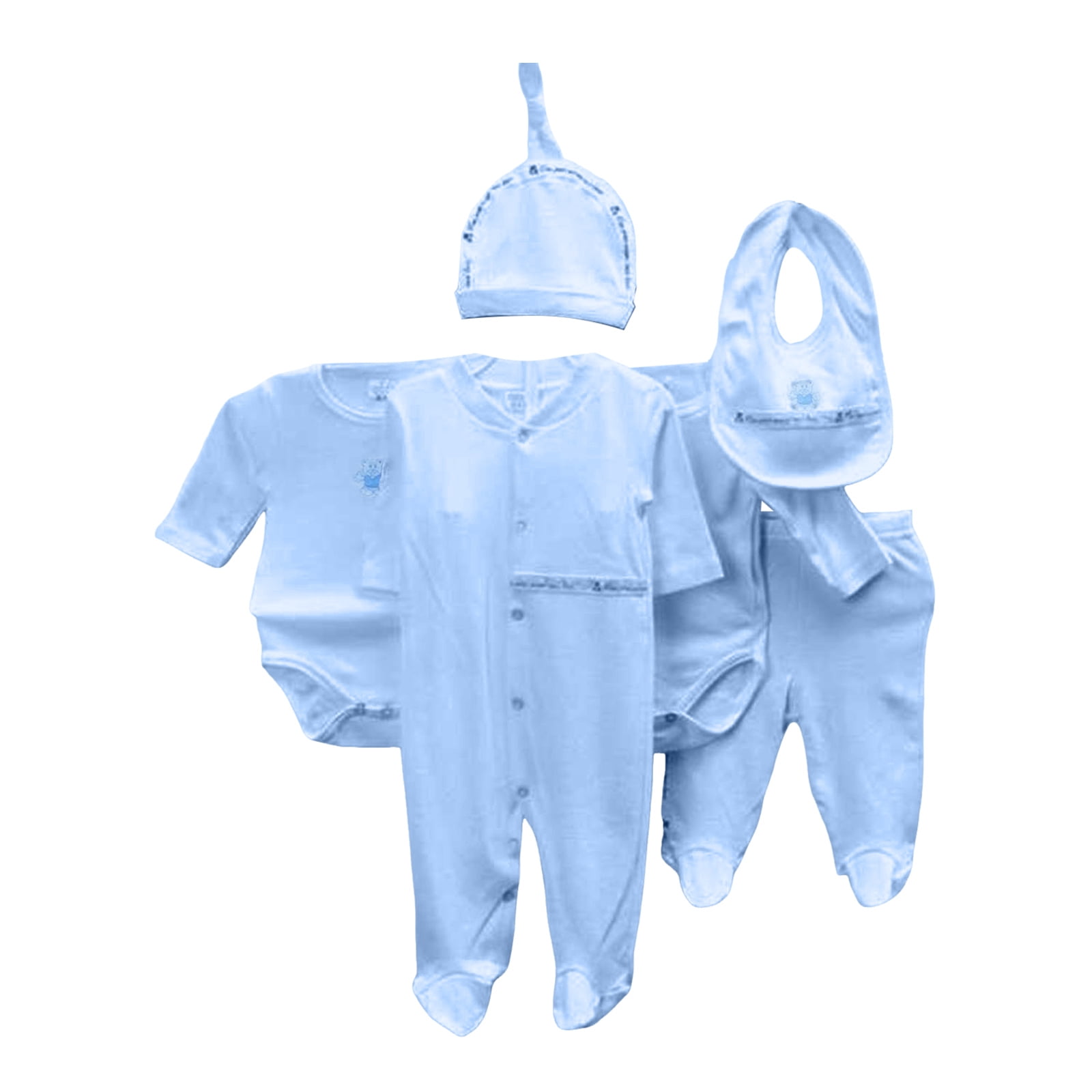 Caqnni 0-3 Months Baby Girl Boy Layette Shower Clothing Set 8Pcs Unisex ...