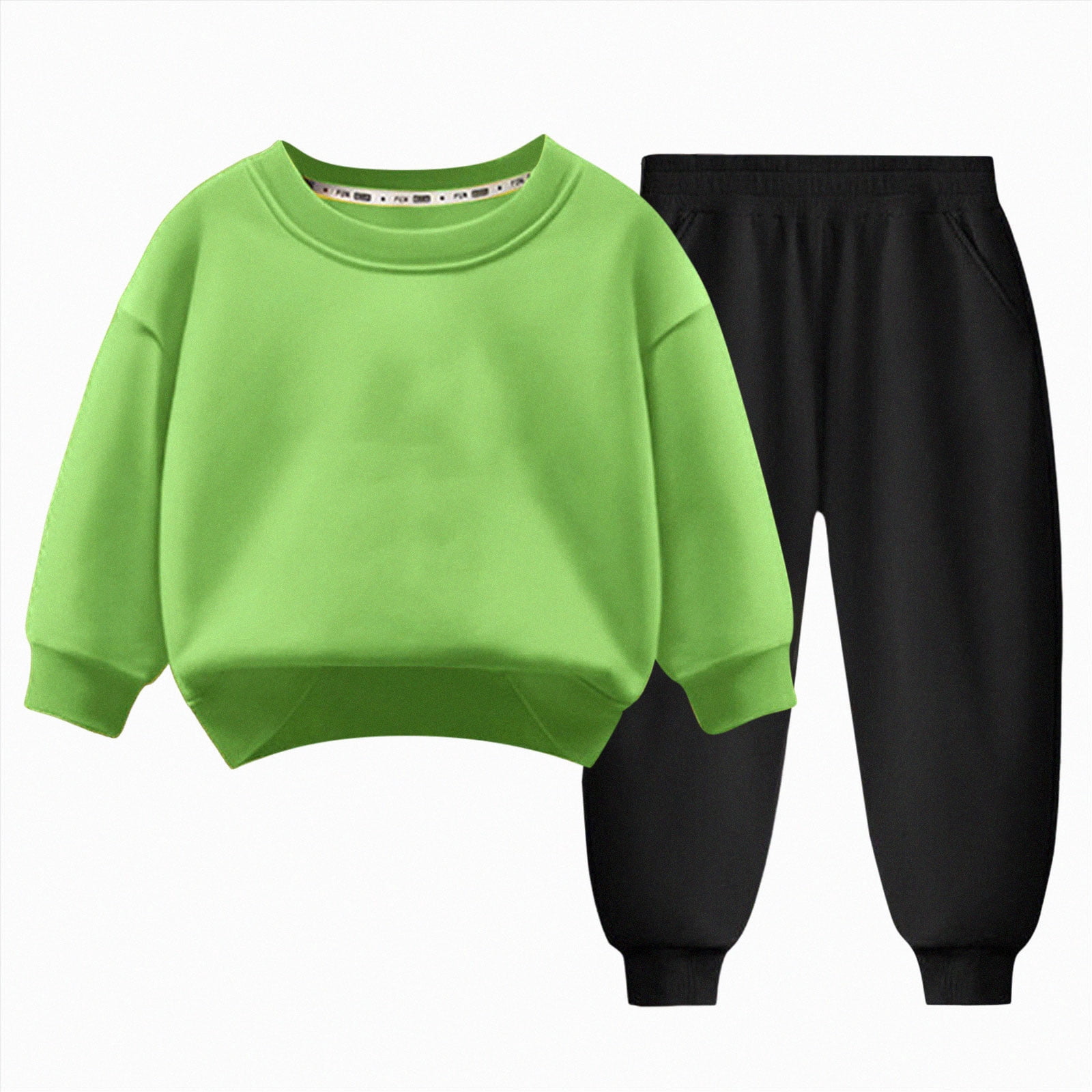 Caqnni 3-4 Years Baby Girl Clothes Toddler Girl Outfit Ruffle Sleeve ...