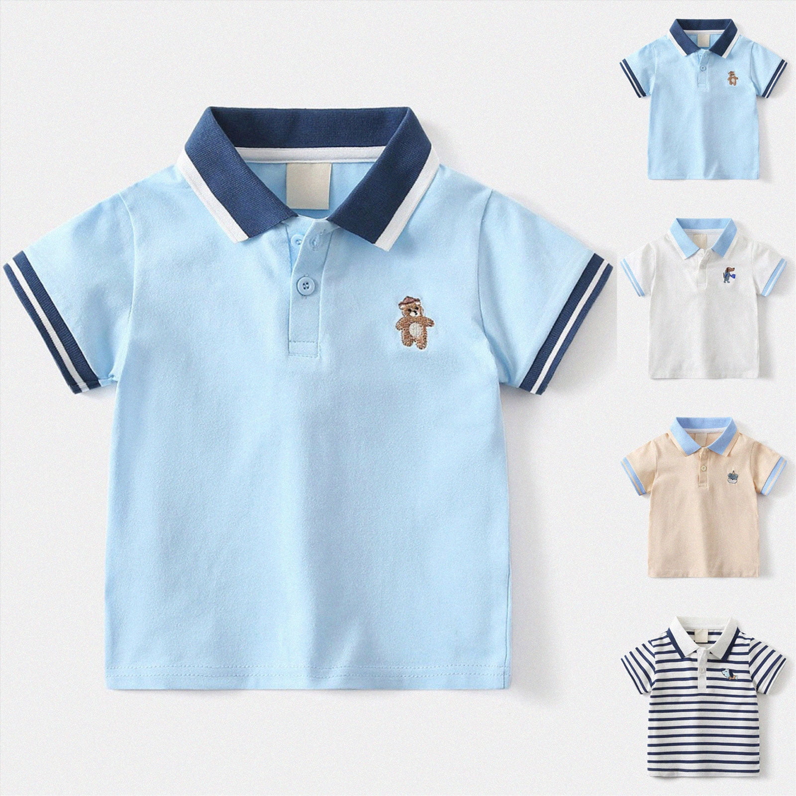 Caqnni 5-6 Years Boys Girls T Shirt Oversized Boys Shirt With Patchwork ...