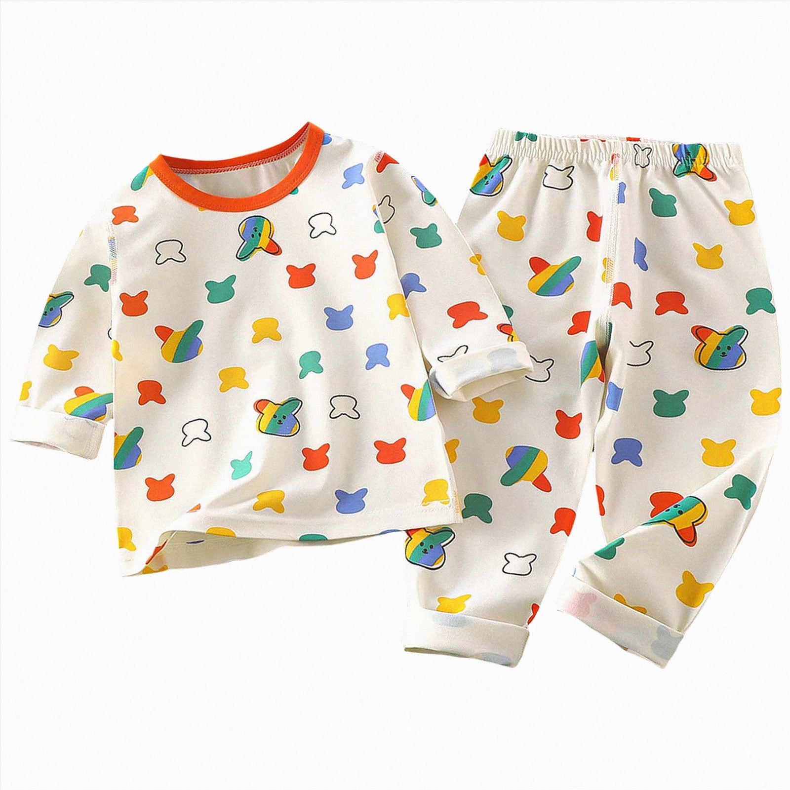 Caqnni 8-9 Years Cute Toddler Baby Girls Clothes Set Long Sleeve T ...